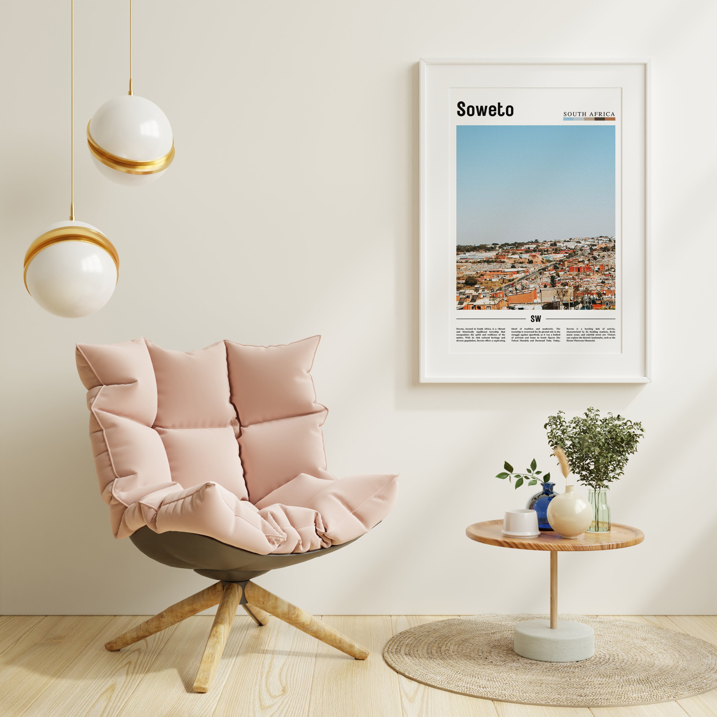 Soweto Poster Soweto Print Soweto Wall Art Minimal Travel - Etsy