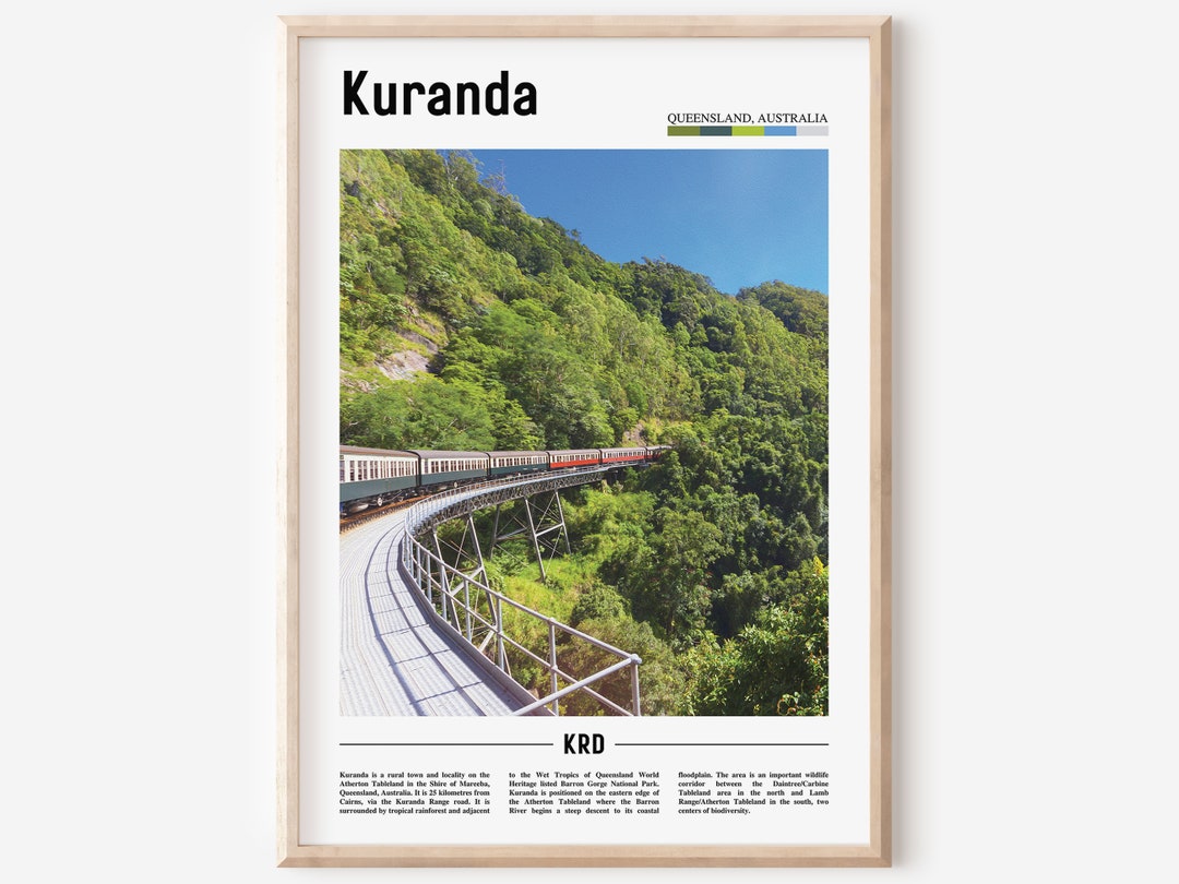 Kuranda Print, Kuranda Poster, Kuranda Wall Art, Oil Painting Poster ...