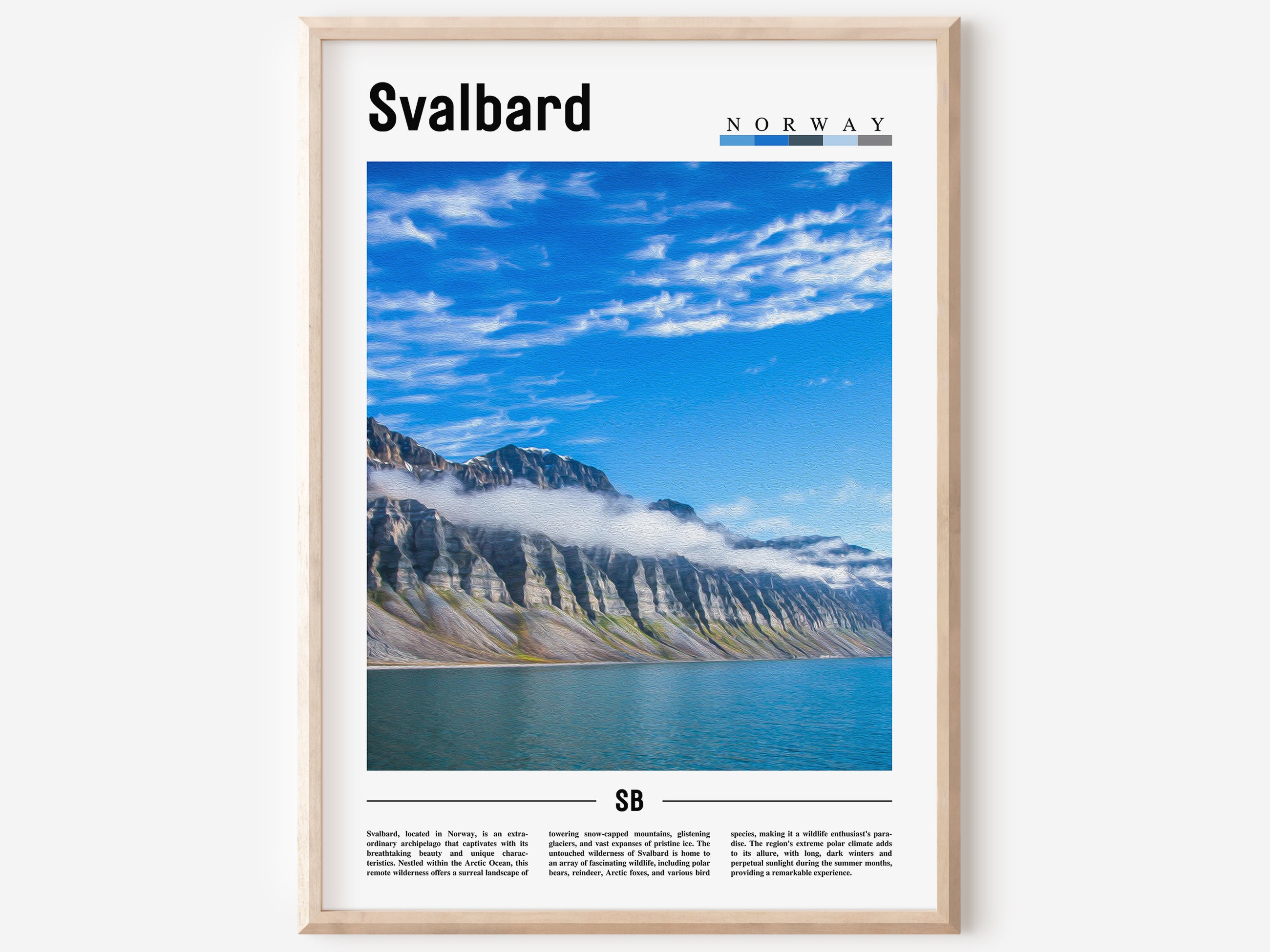 Svalbard Poster Svalbard Print Svalbard Wall Art Europe - Etsy