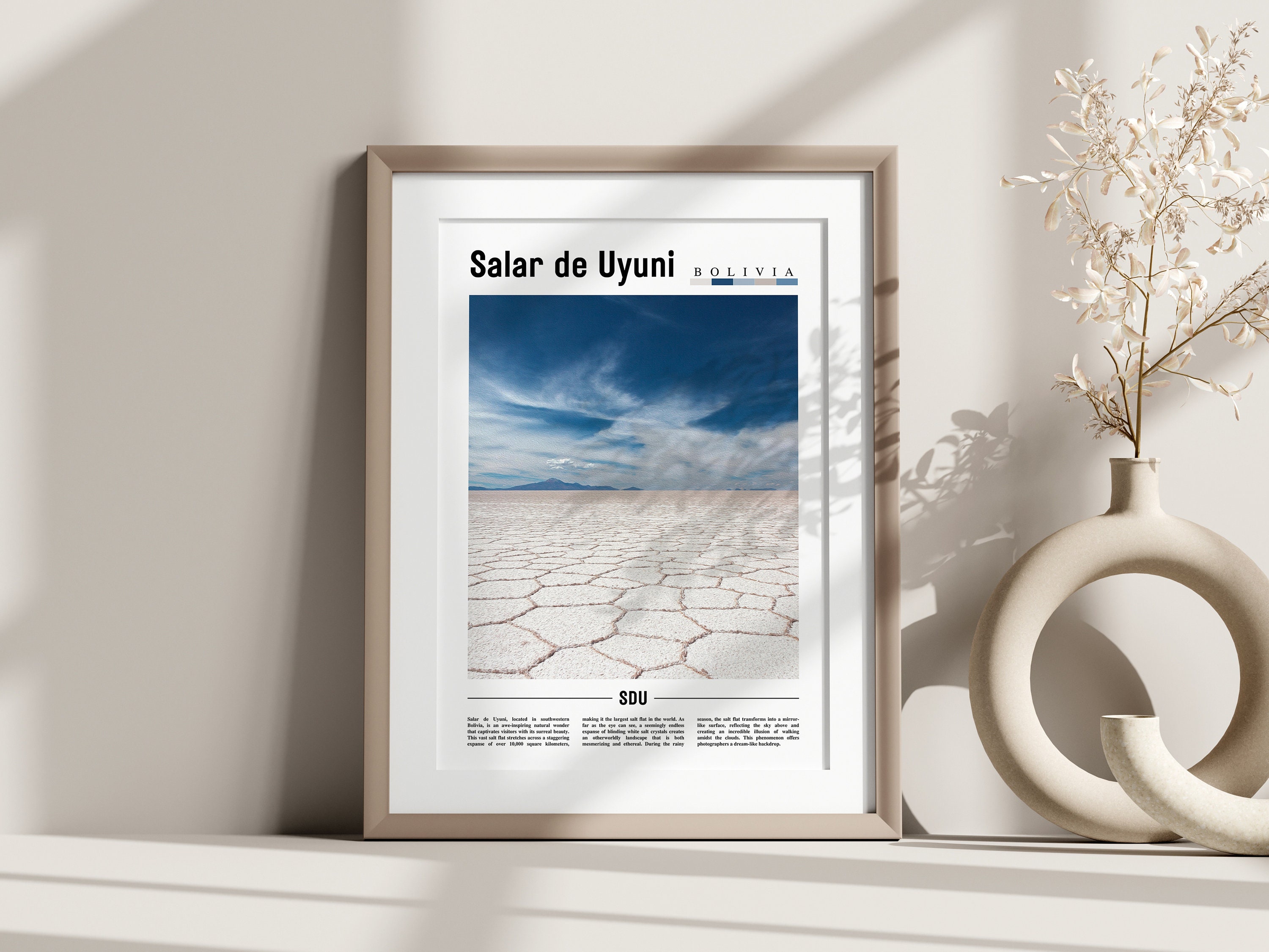 Salar De Uyuni Poster, Salar De Uyuni Print, Salar De Uyuni Wall Art ...