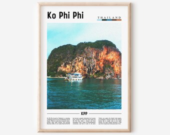 Ko Phi Phi Poster, Ko Phi Phi Print, Ko Phi Phi Wall Art, Asia Print ...