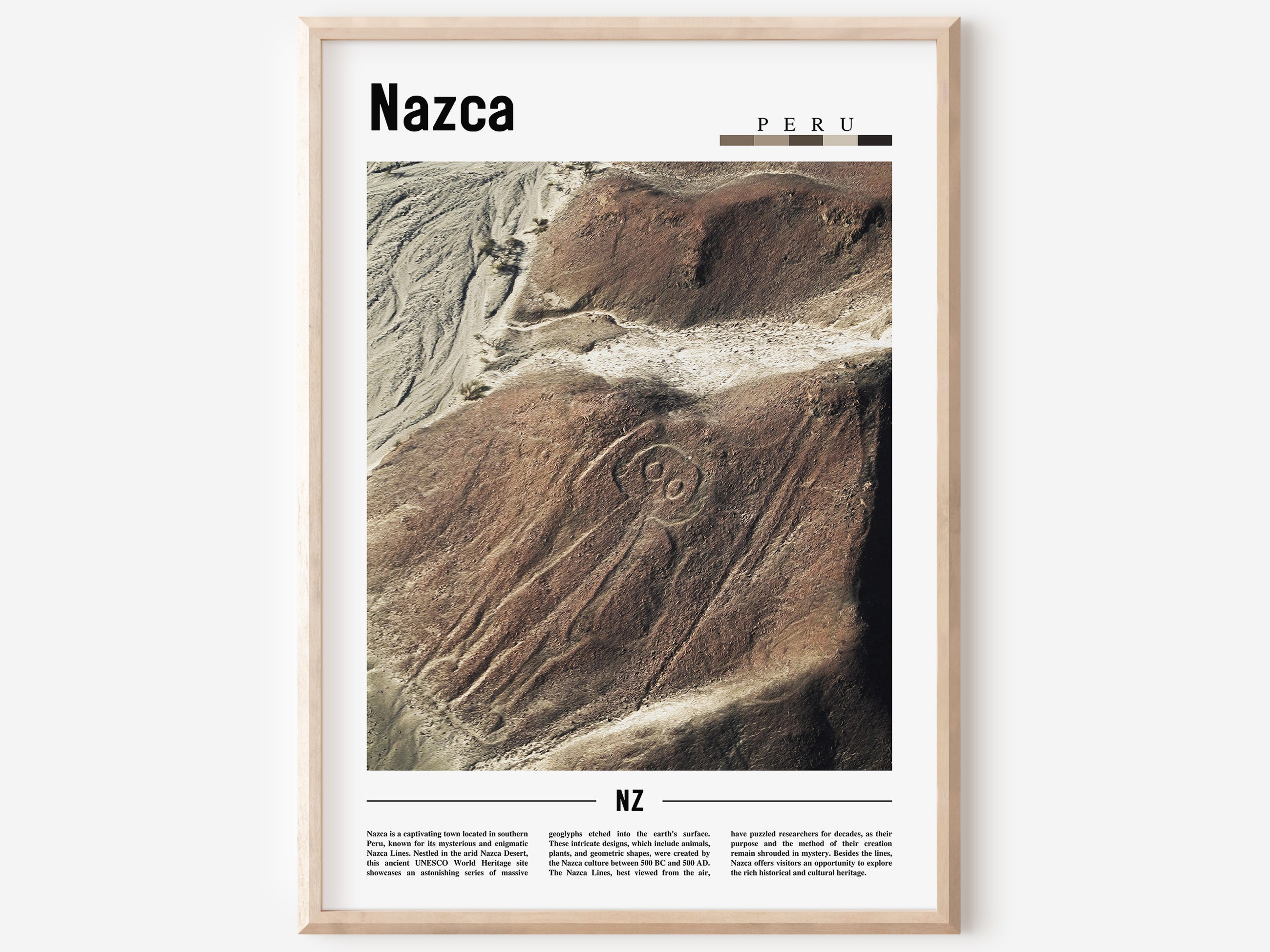 Nazca Poster Nazca Print Nazca Wall Art South America - Etsy