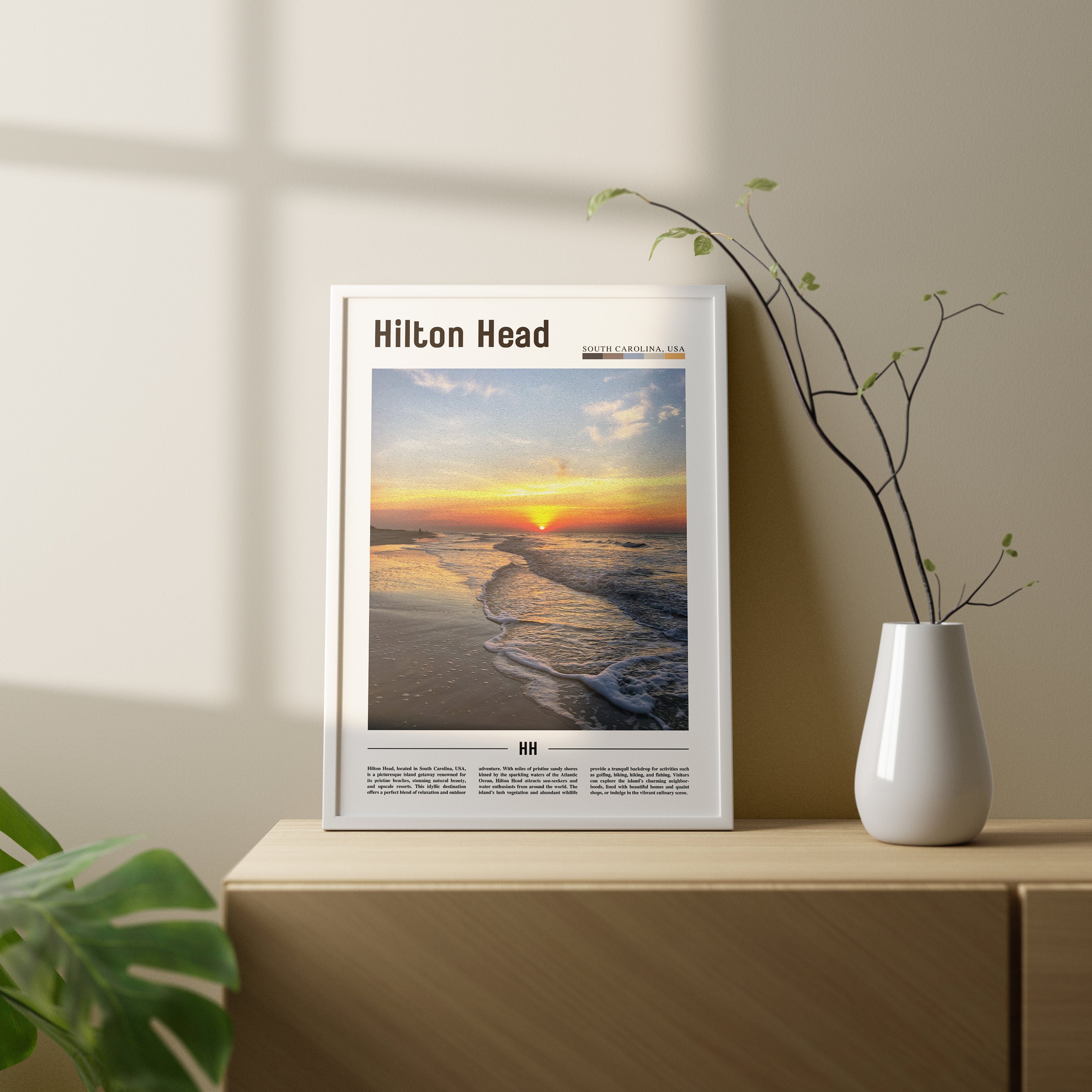 Hilton Head Poster, Hilton Head Print, Hilton Head Wall Art, United ...