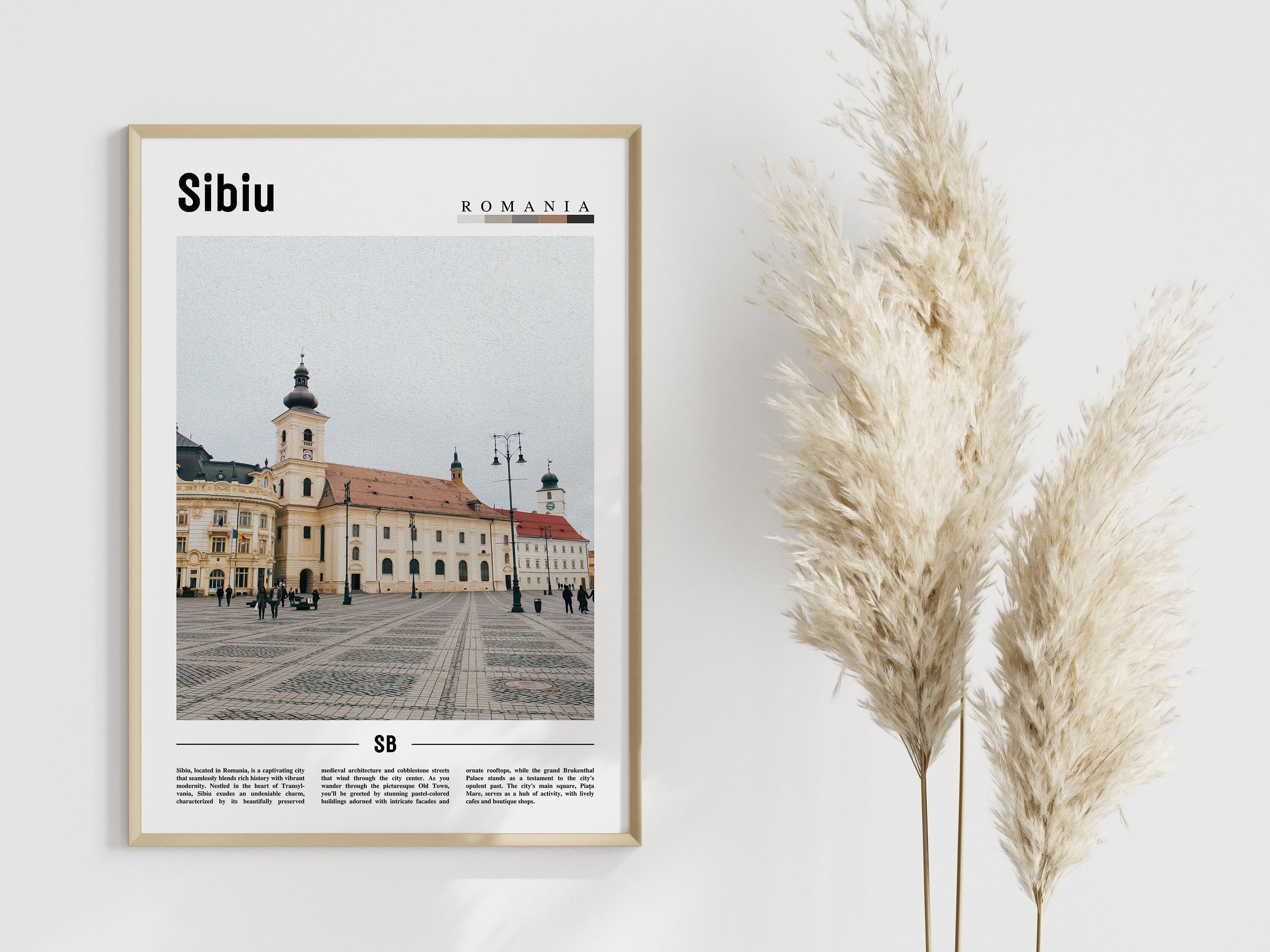 Affiche Sibiu, Impression Sibiu, Art mural Sibiu, Europe Photo, Affiche ...