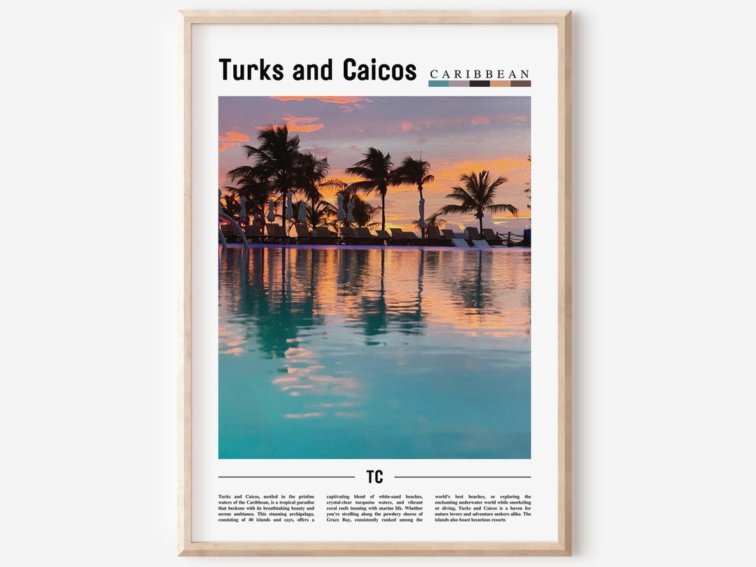 Turks and Caicos Poster, Turks and Caicos Print, Turks and Caicos Wall ...