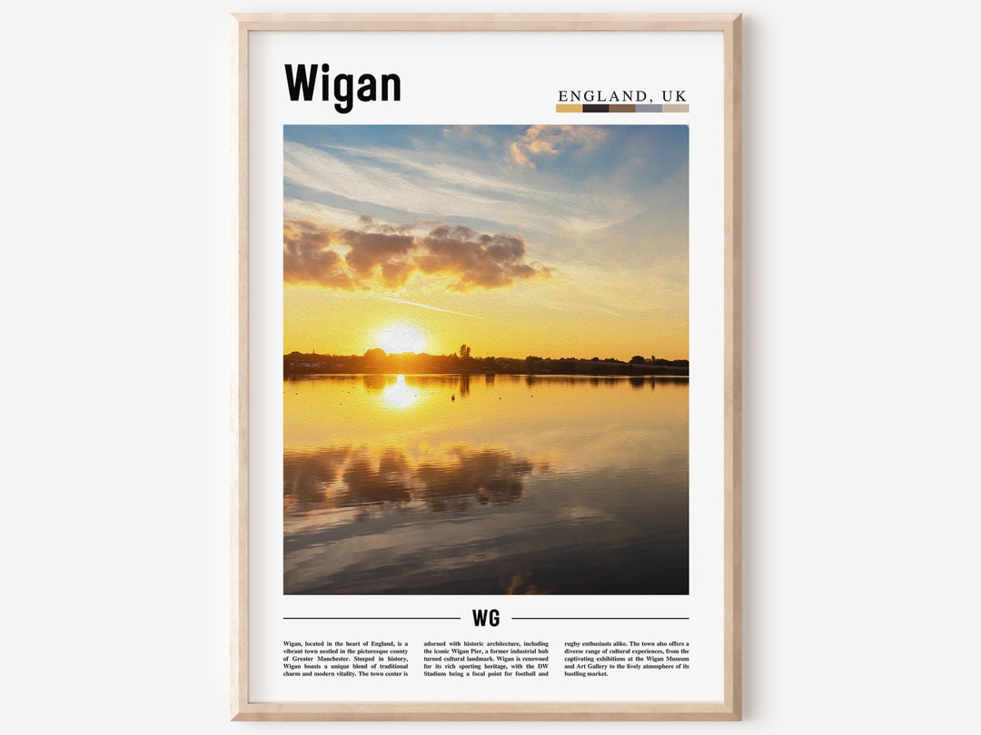 Wigan Poster, Wigan Print, Wigan Wall Art, Europe Photo, Europe Poster ...