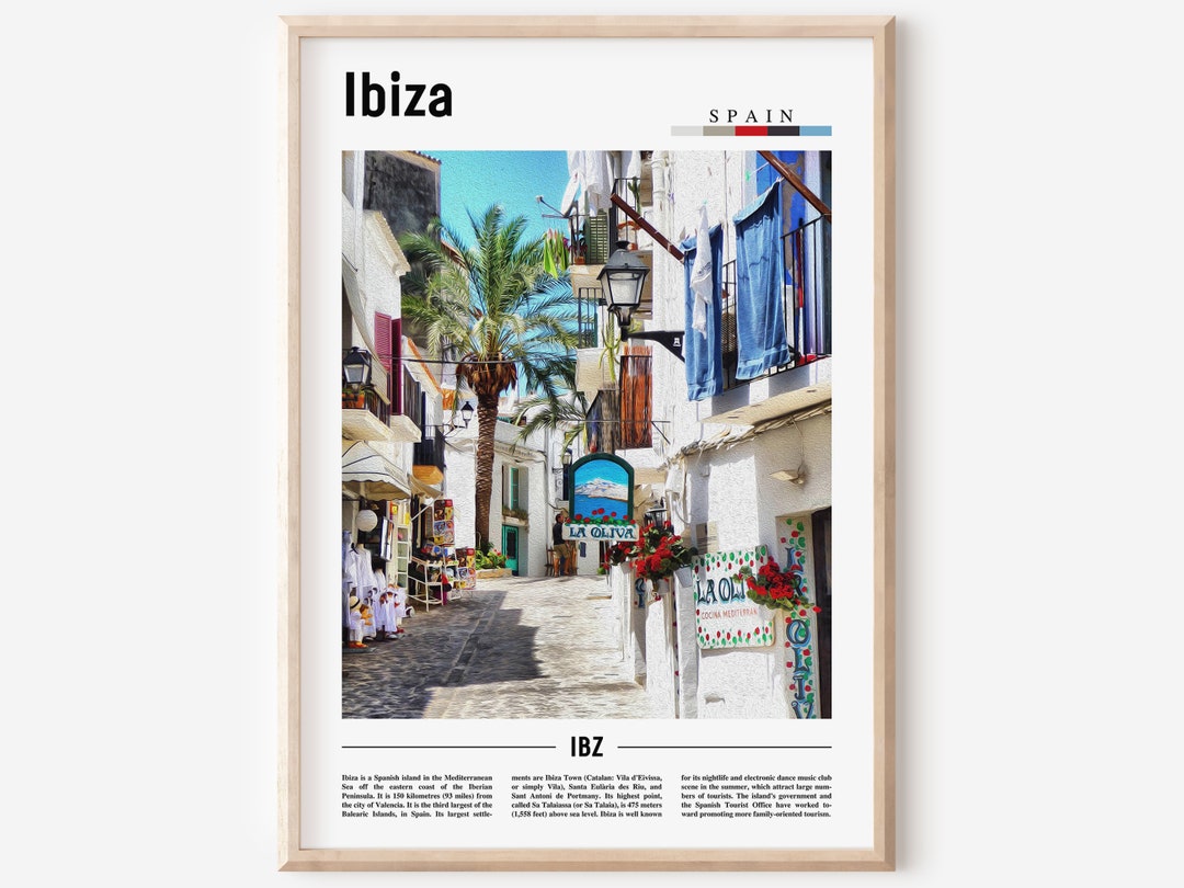 Ibiza Poster, Ibiza Print, Ibiza Wall Art, Spain Photo, Spain Poster, Spain Print, Minimal ...