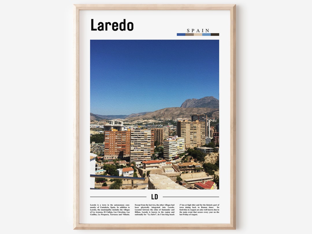 Laredo Poster, Laredo Print, Laredo Wall Art, Spain Photo, Spain Poster ...