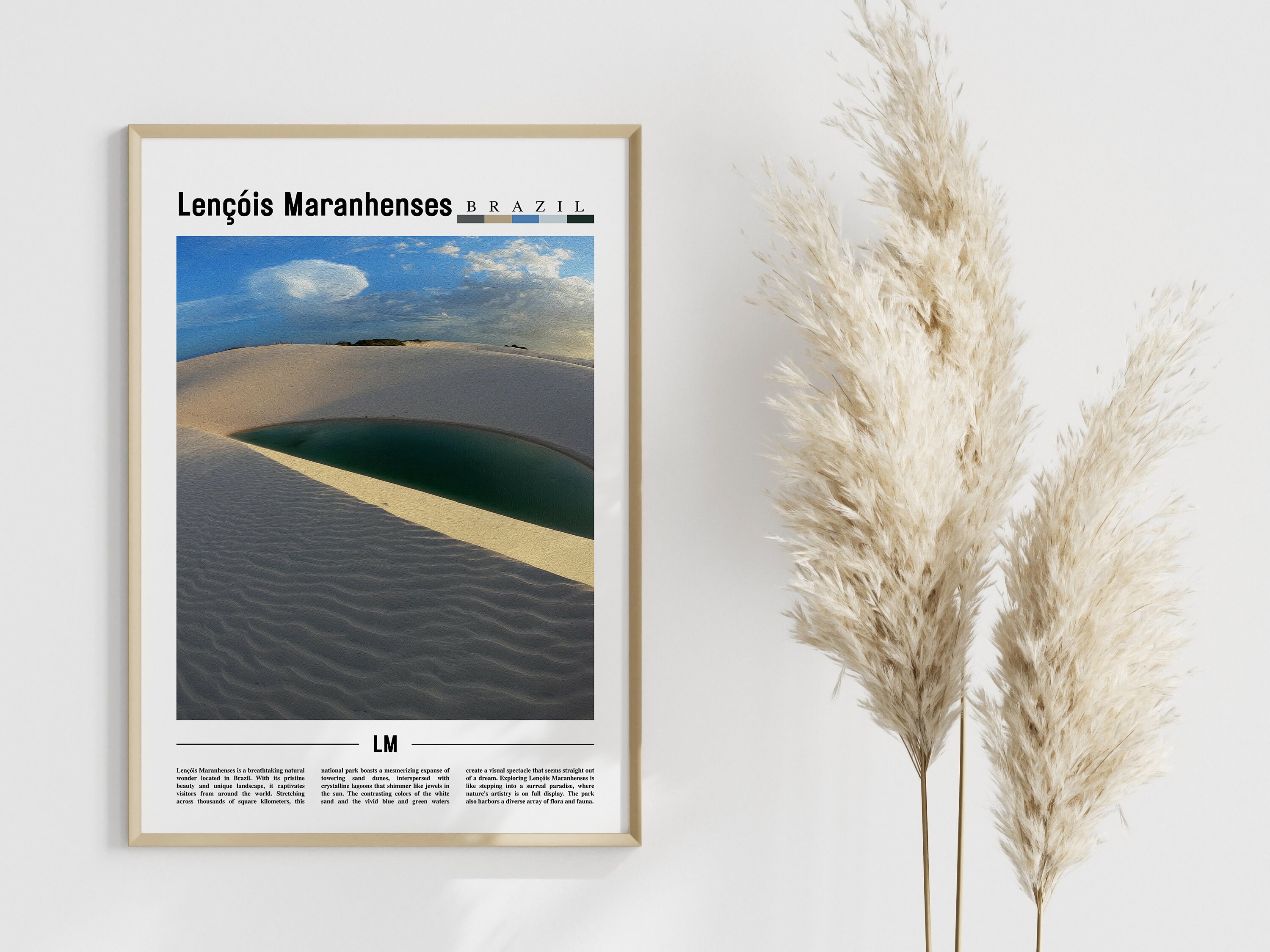 Lençóis Maranhenses Poster Lençóis Maranhenses Print Lençóis - Etsy
