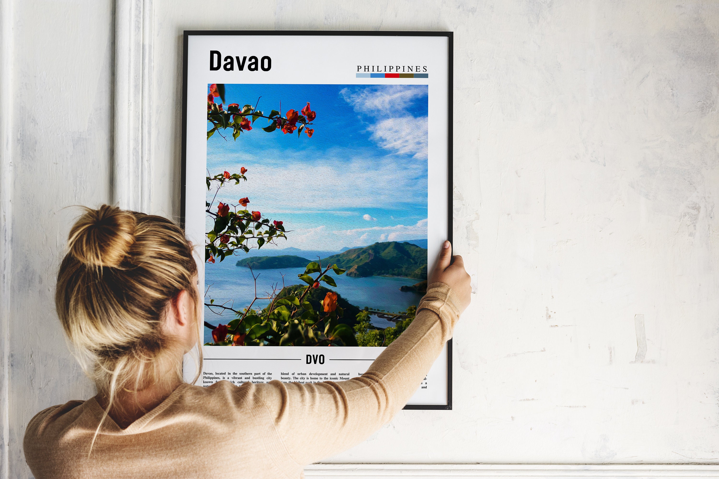 Davao Poster, Davao Print, Davao Wall Art, Asia Print, Asia Poster ...