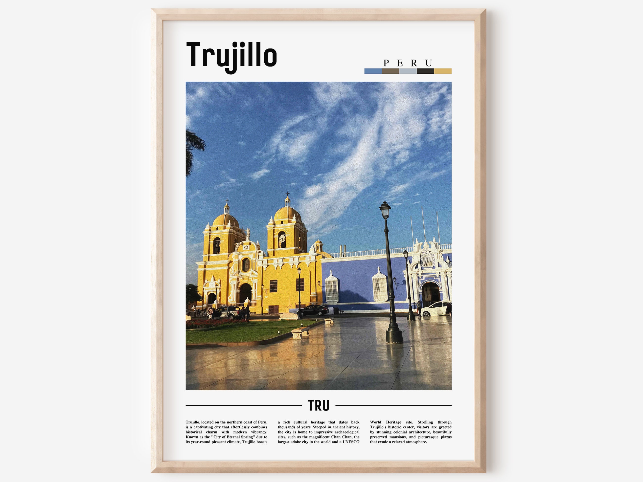 Trujillo Poster Trujillo Print Trujillo Wall Art South - Etsy