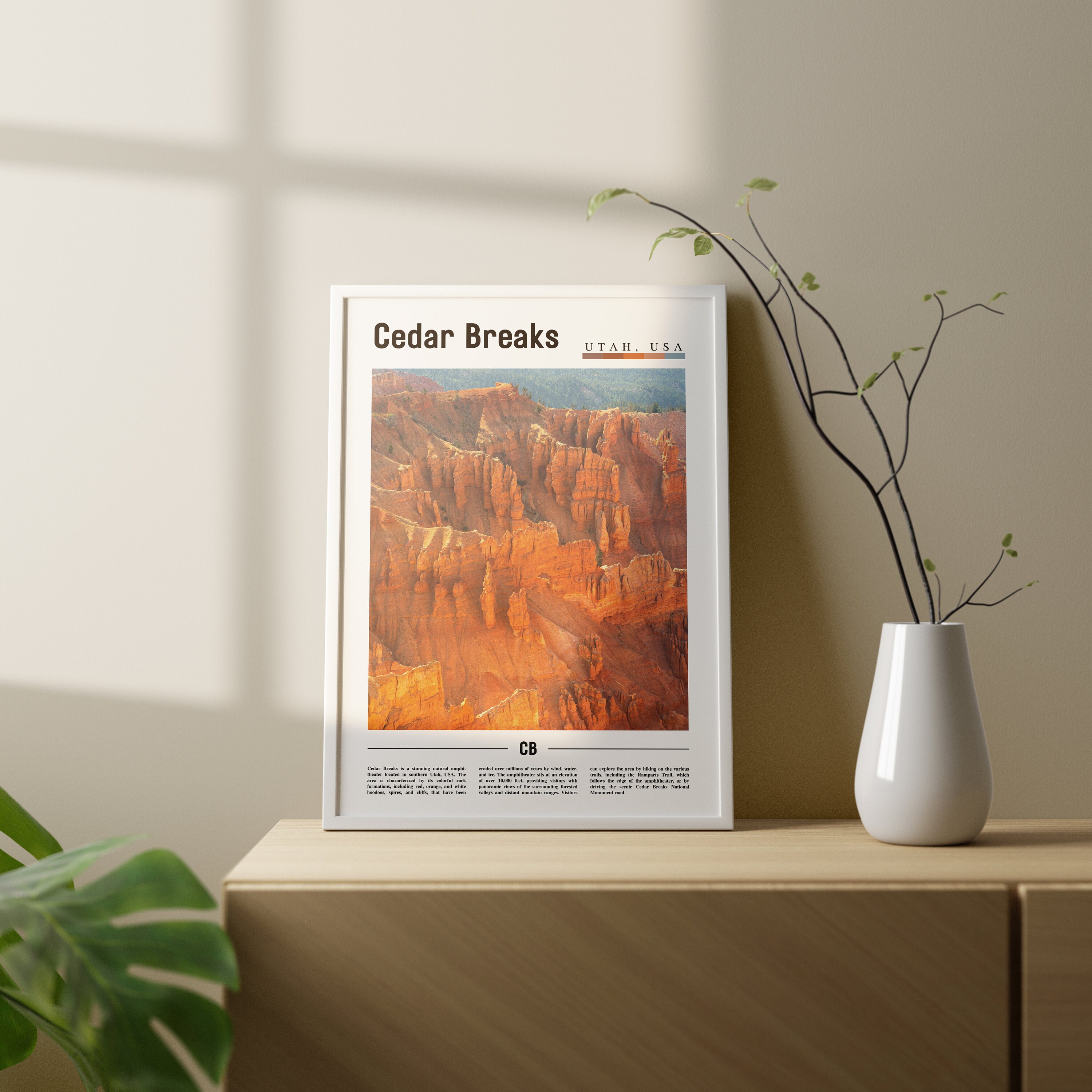 Cedar Breaks Poster, Cedar Breaks Print, Cedar Breaks Wall Art, United ...
