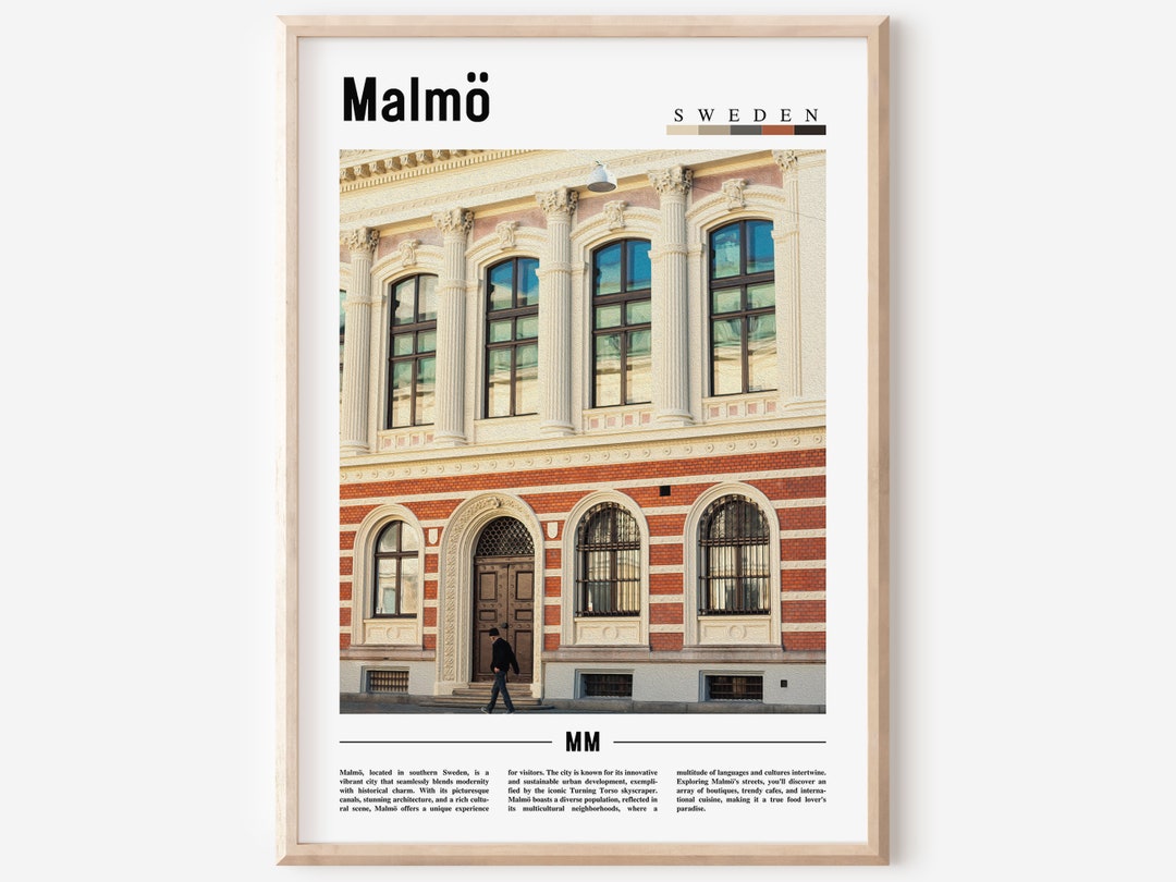 Malmö Poster, Malmö Print, Malmö Wall Art, Europe Photo, Europe Poster ...