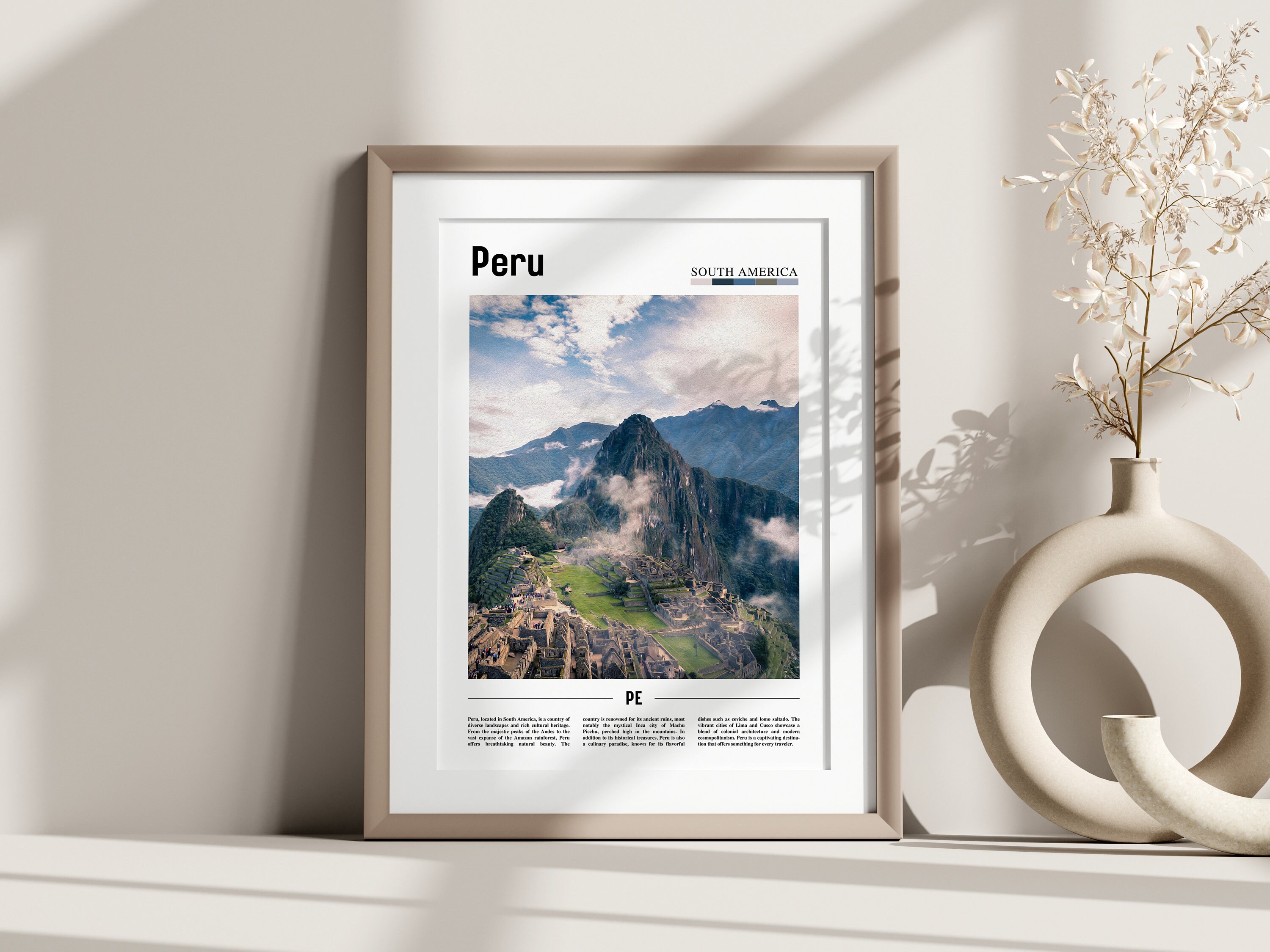Peru Poster Peru Print Peru Wall Art South America Poster - Etsy