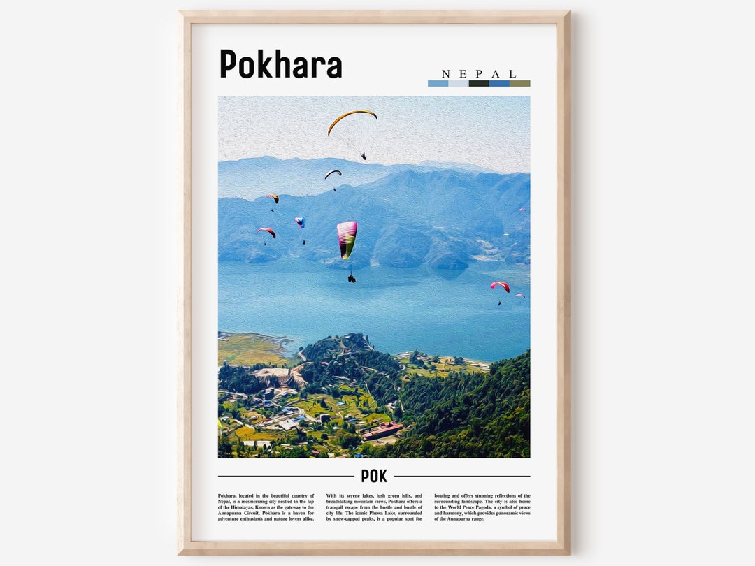 Pokhara Poster Pokhara Print Pokhara Wall Art Asia Print - Etsy