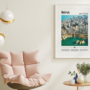 Beirut Poster, Beirut Print, Beirut Wall Art, Minimal Travel Print ...