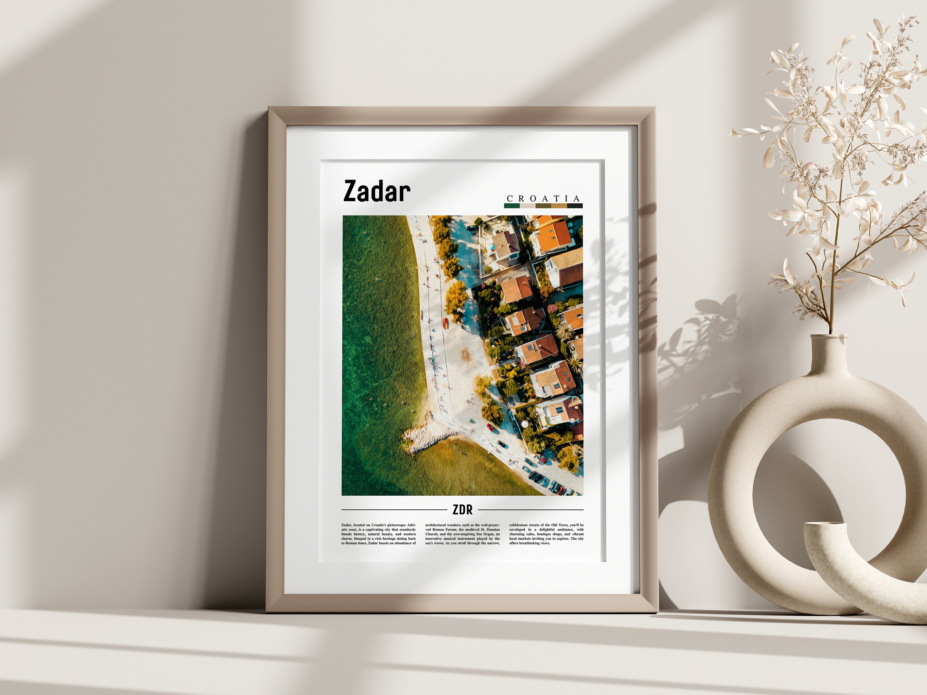 Affiche Zadar impression Zadar art mural Zadar photo - Etsy France
