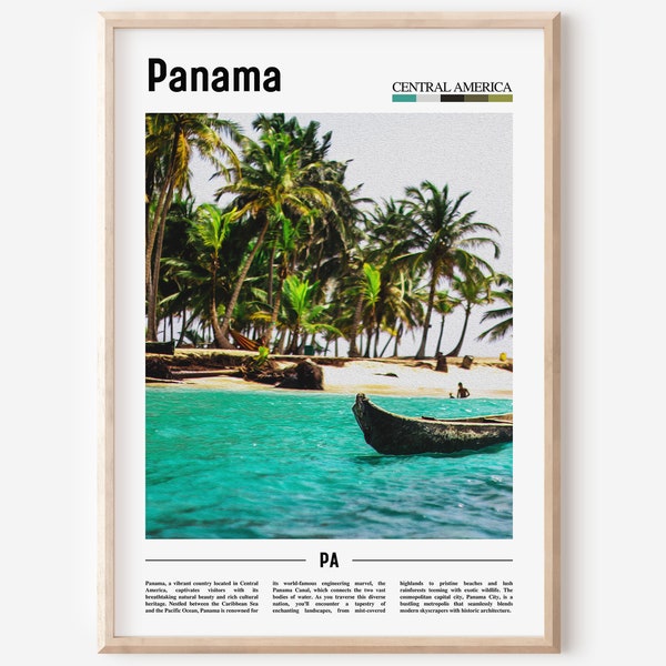 Panama Poster - Etsy UK