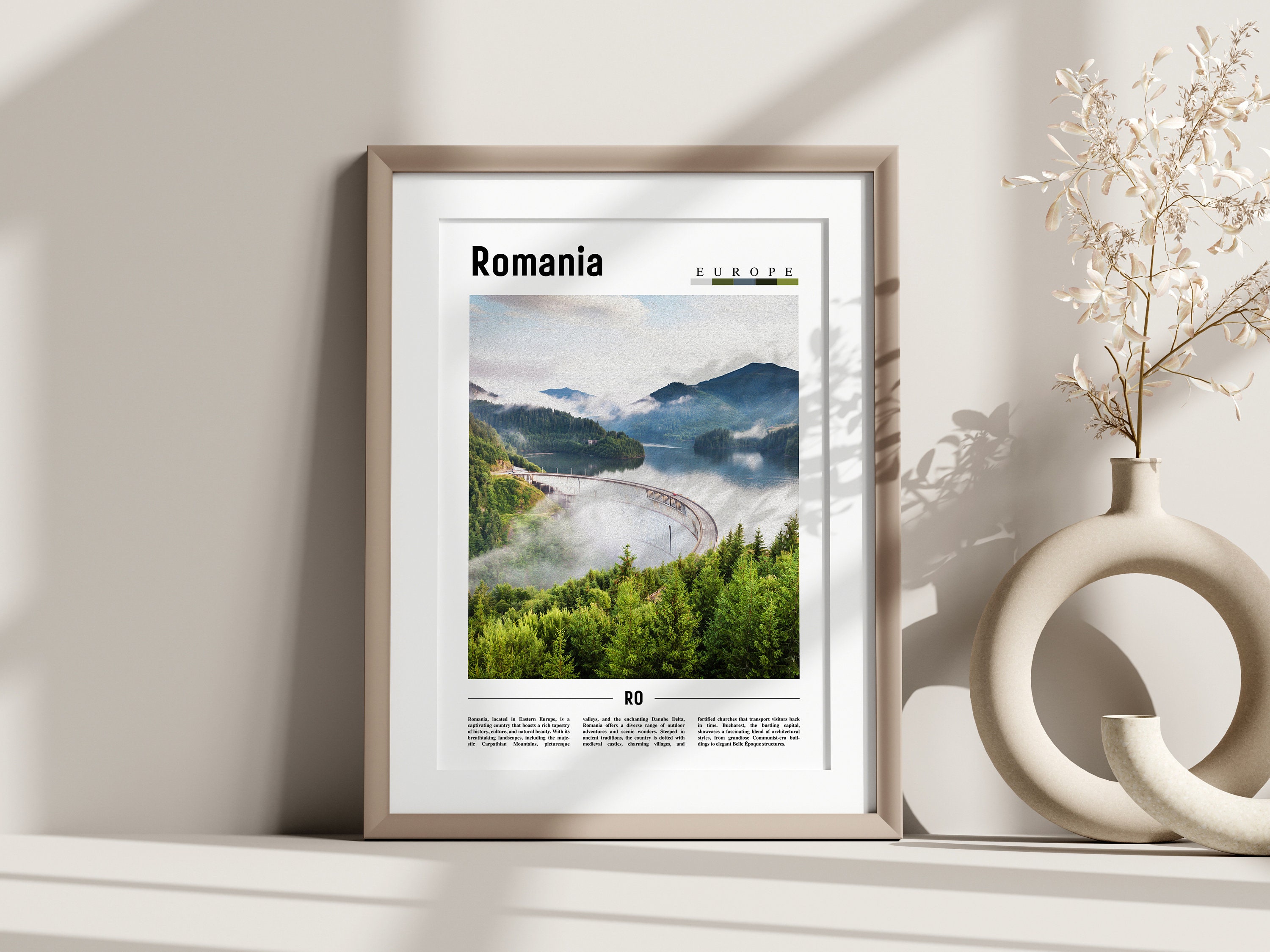 Romania Poster Romania Print Romania Wall Art Europe Photo - Etsy
