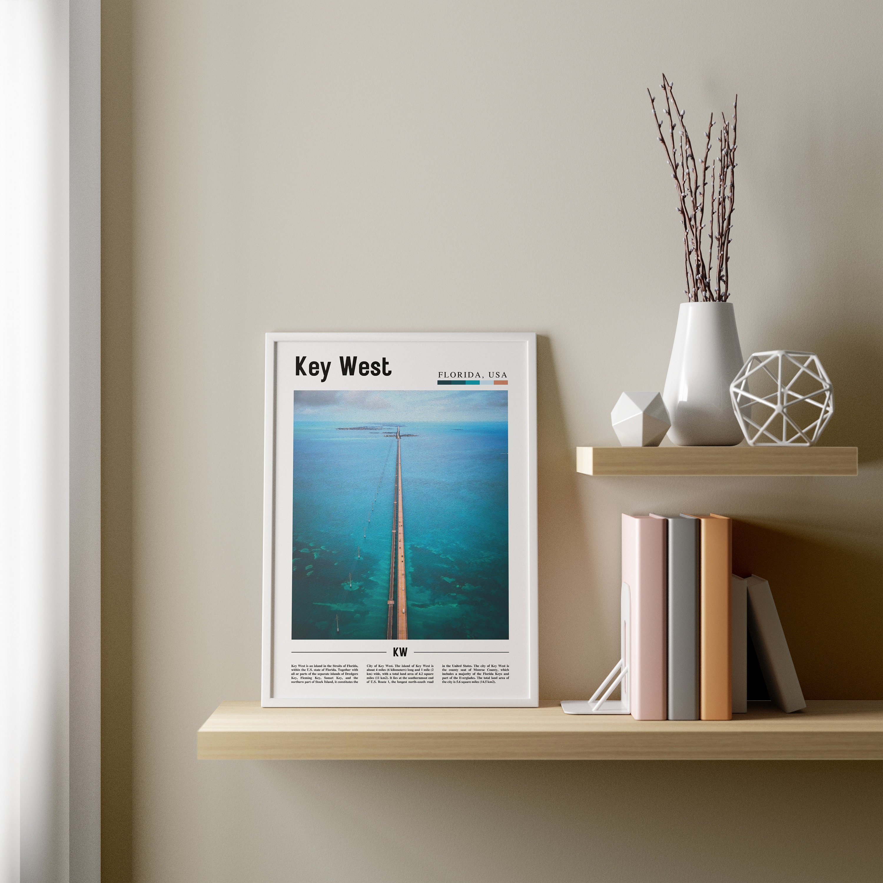 Key West Print, Key West Poster, Key West Wall Art, Oil Painting Poster ...