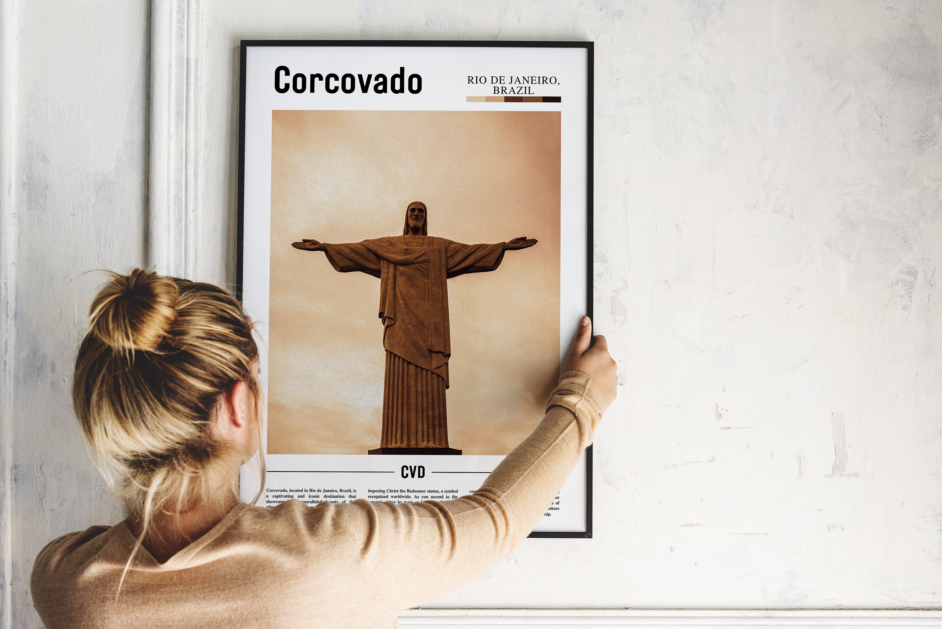 Corcovado Poster Corcovado Print Corcovado Wall Art South - Etsy