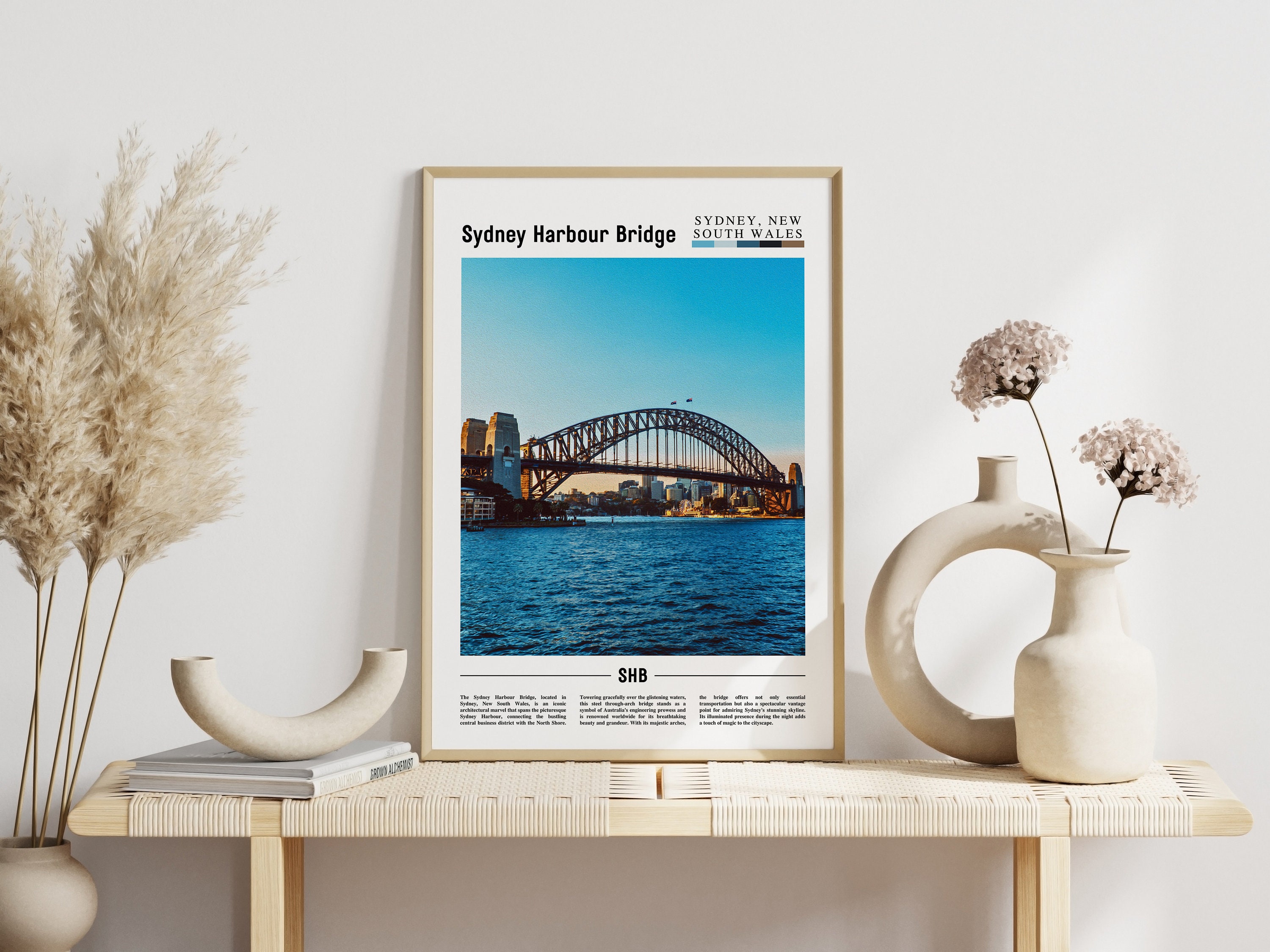 Sydney Harbour Bridge Poster, Sydney Harbour Bridge Print, Sydney ...