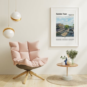 Camden Town Print, Camden Town Poster, Camden Town Wall Art, Oil ...