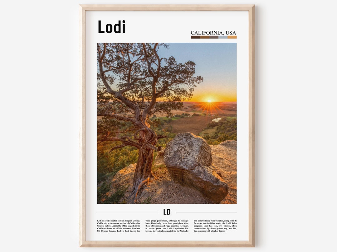 Lodi Print, Lodi Poster, Lodi Wall Art, Minimal Travel Print, Minimal ...