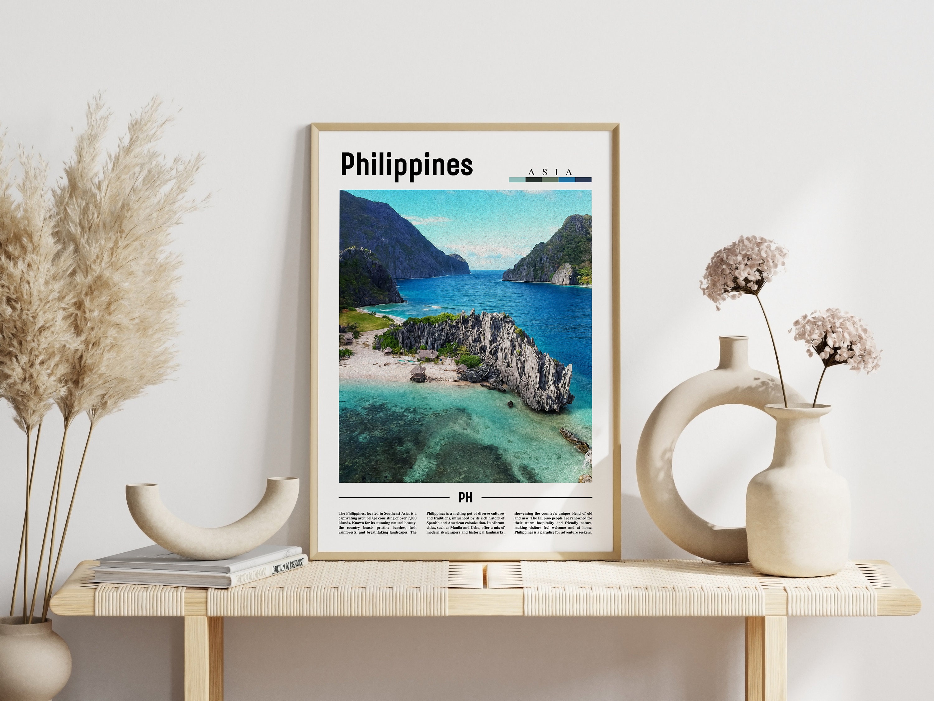 Philippines Poster, Philippines Print, Philippines Wall Art, Asia Print ...