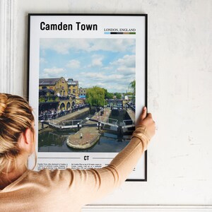 Camden Town Print, Camden Town Poster, Camden Town Wall Art, Oil ...