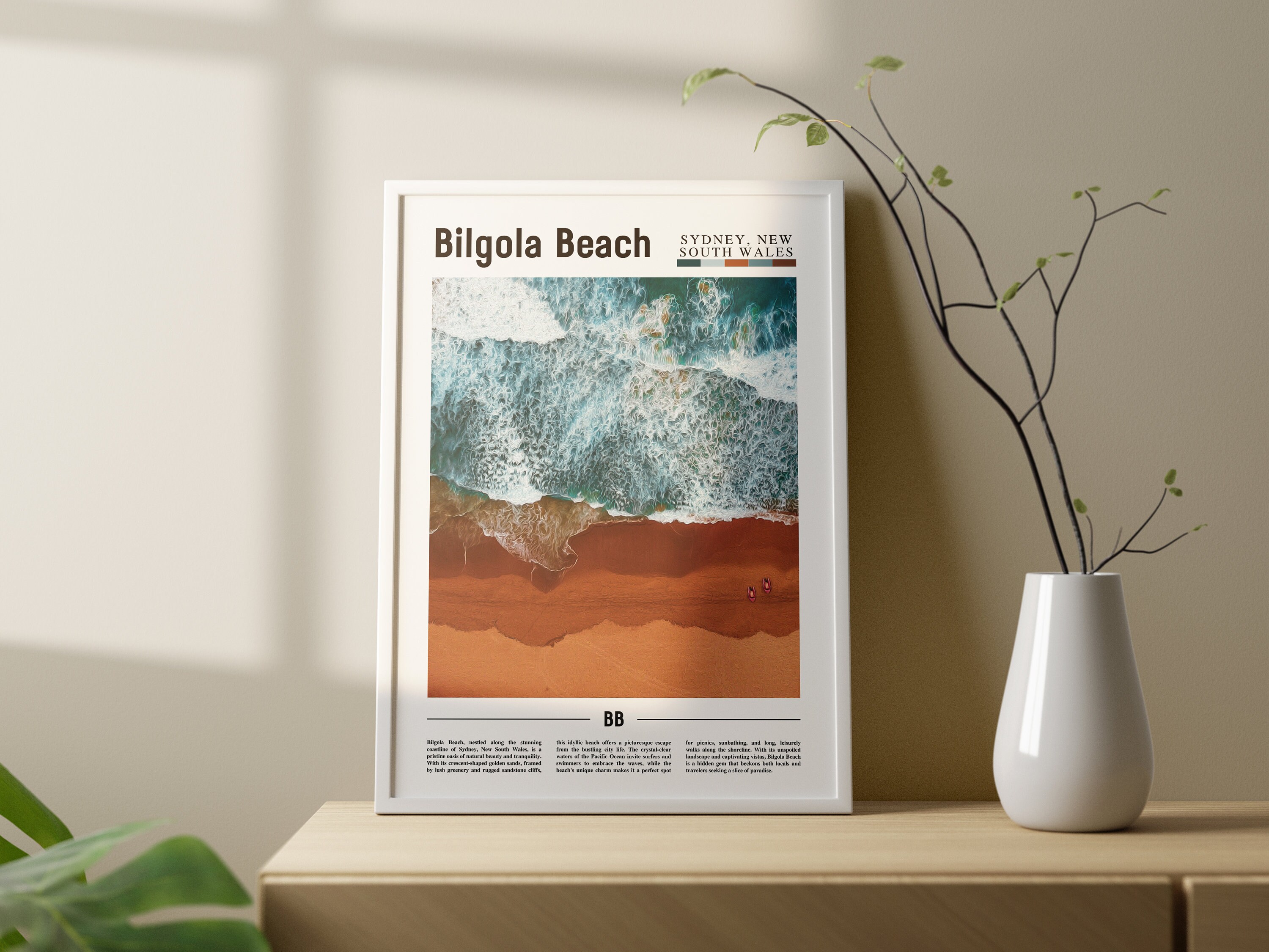 Bilgola Beach Poster, Bilgola Beach Print, Bilgola Beach Wall Art ...