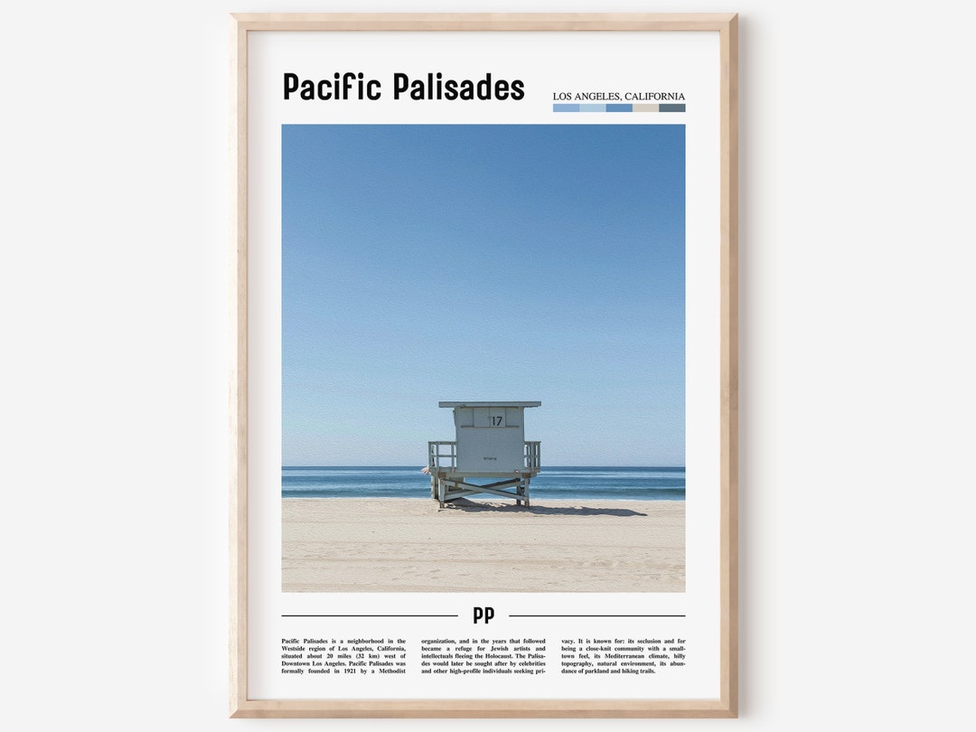 Pacific Palisades Print, Pacific Palisades Poster, Pacific Palisades ...