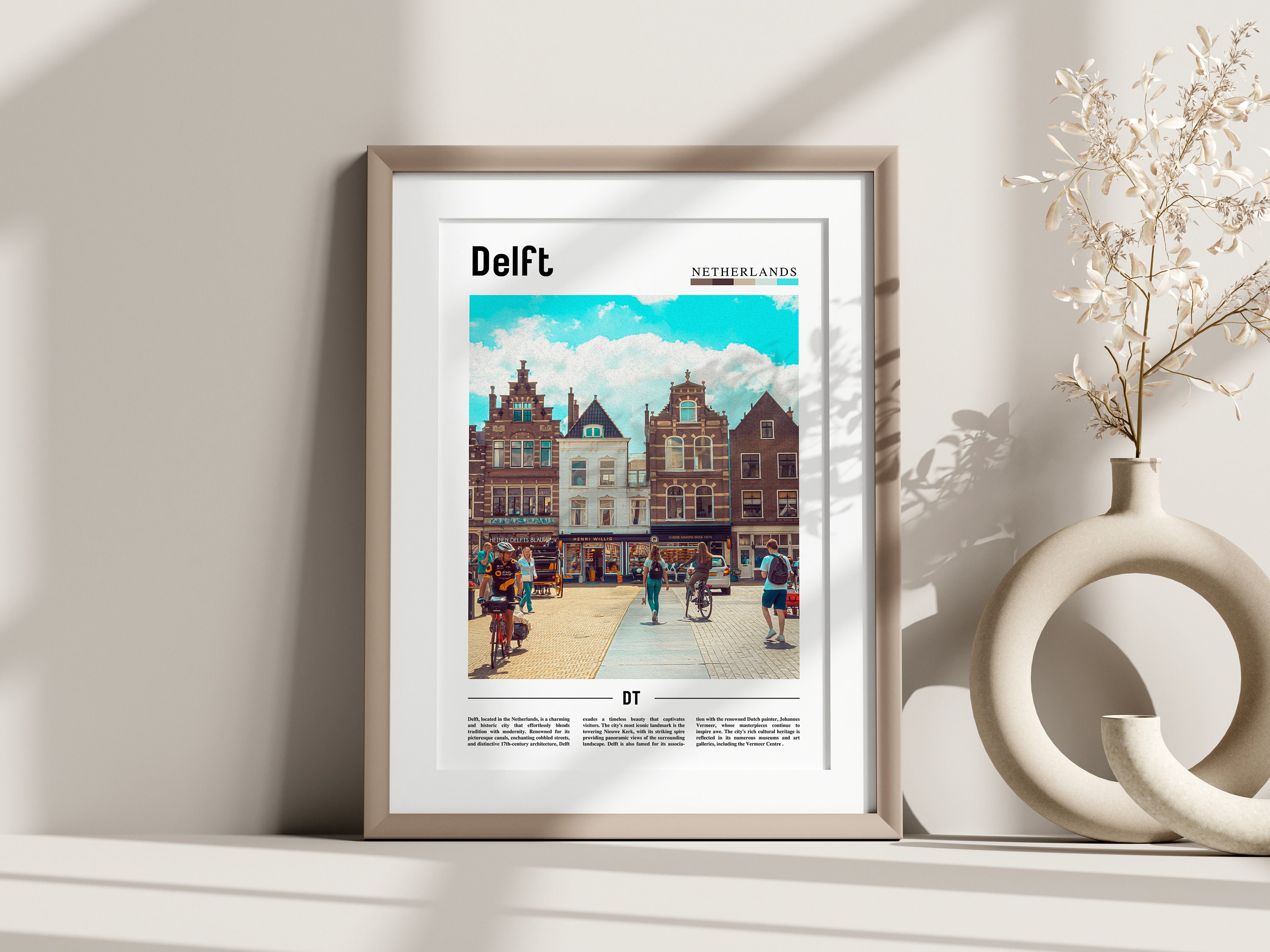 Delft Poster, Delft Print, Delft Wall Art, Europe Photo, Europe Poster ...