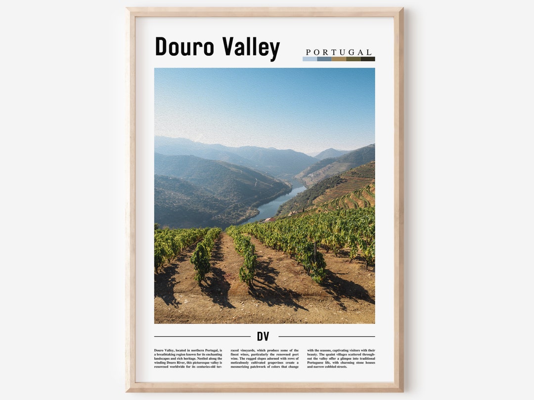 Douro Valley Poster, Douro Valley Print, Douro Valley Wall Art, Europe ...