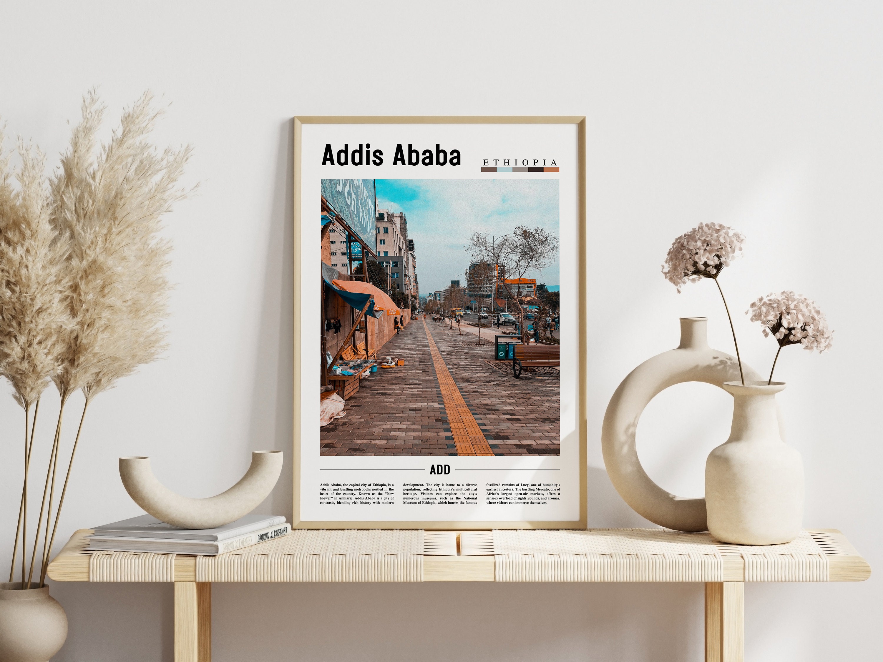 Addis Ababa Poster, Addis Ababa Print, Addis Ababa Wall Art, Minimal ...