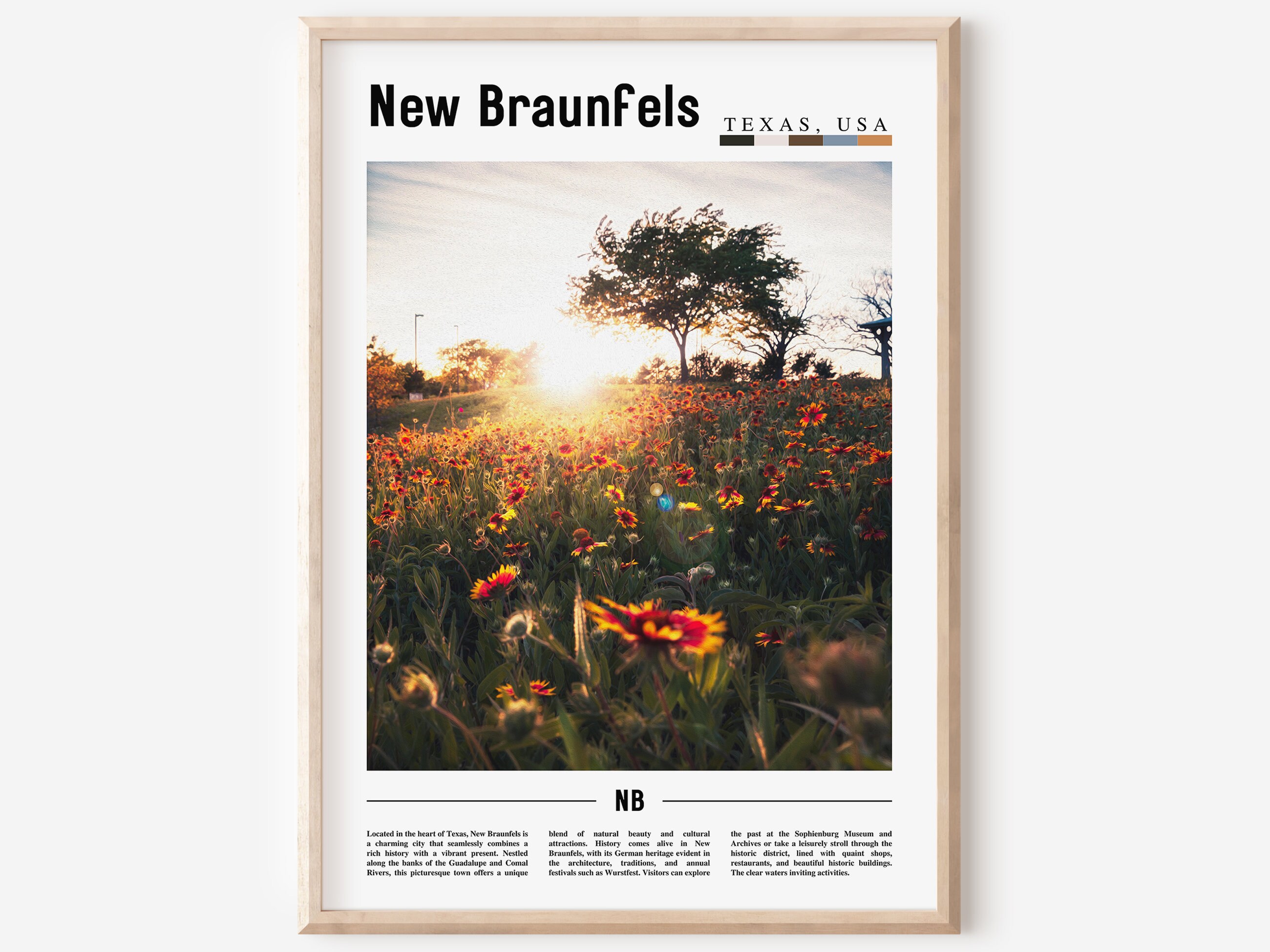 New Braunfels Poster New Braunfels Print New Braunfels Wall - Etsy