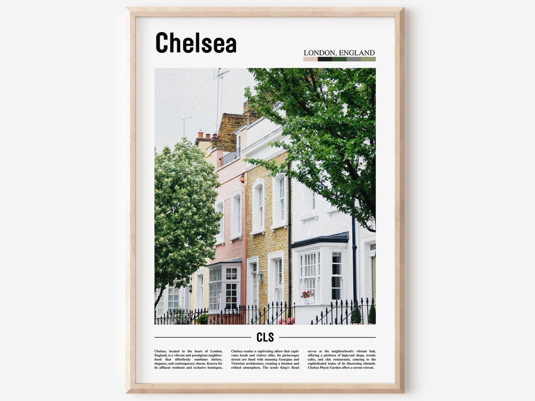 Chelsea Poster, Chelsea Print, Chelsea Wall Art, Europe Photo, Europe ...