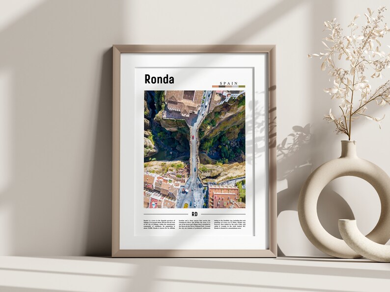Ronda Poster, Ronda Print, Ronda Wall Art, Spain Photo, Spain Poster ...