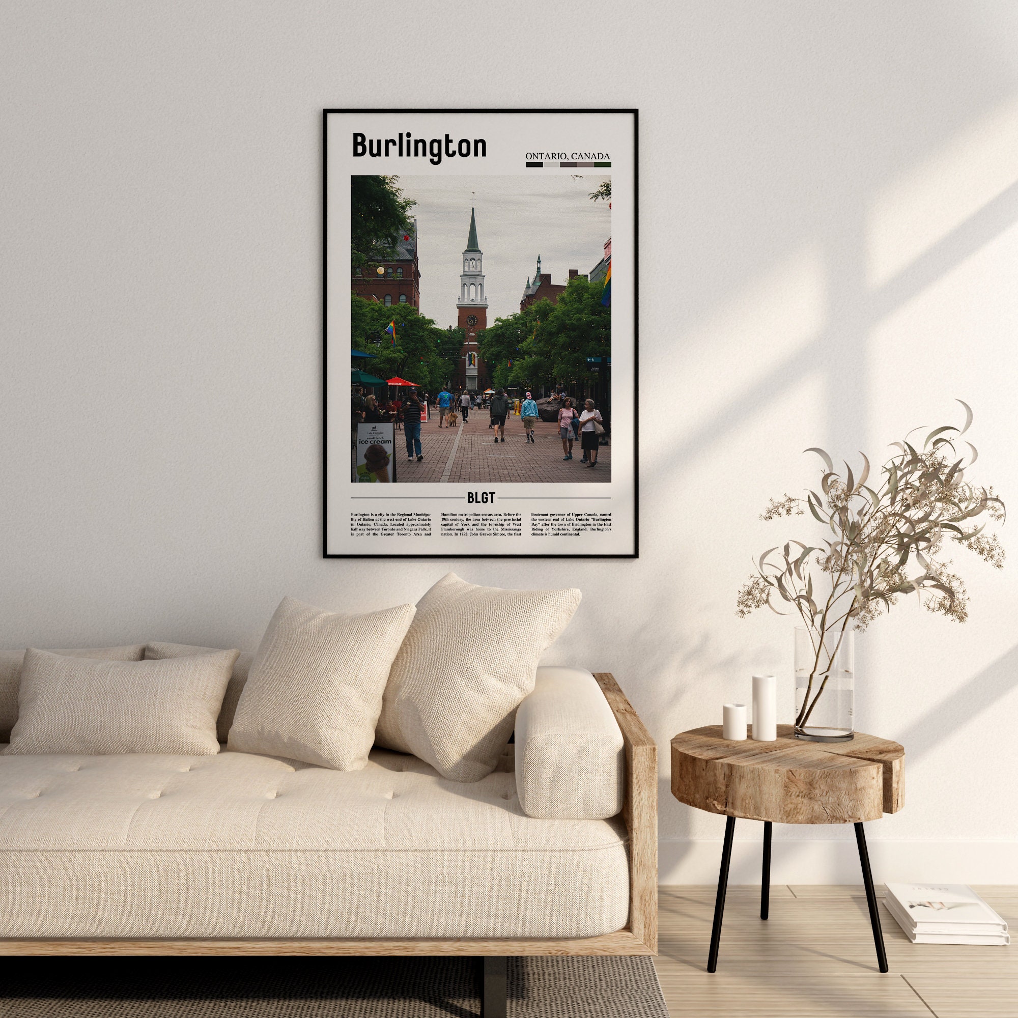 Burlington Print, Burlington Poster, Burlington Wall Art, Canada Photo ...