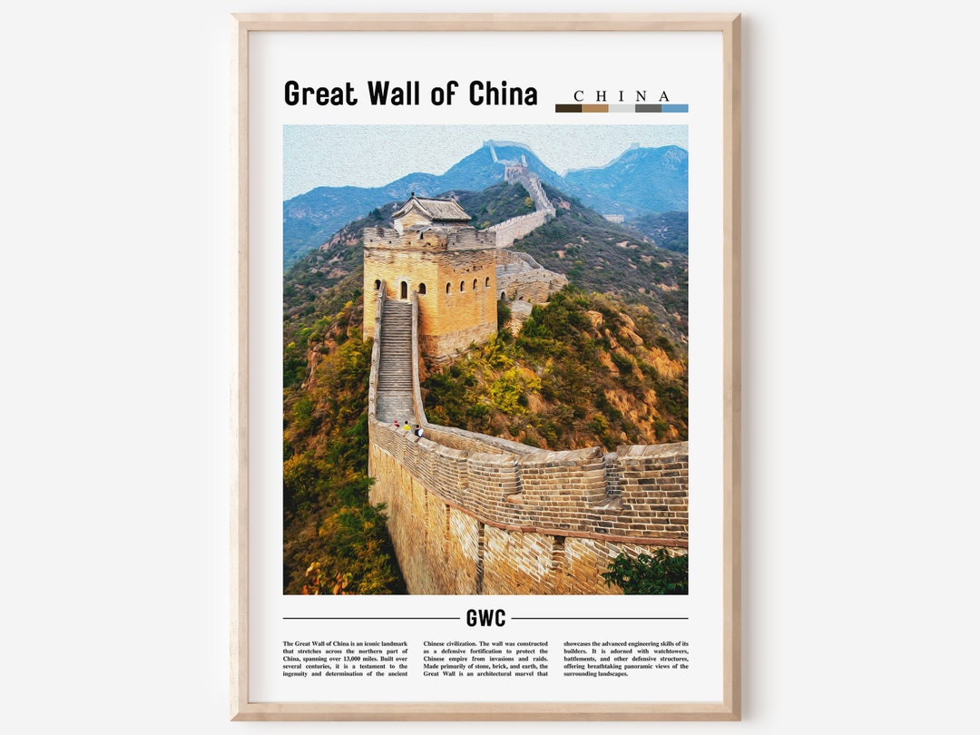 Great Wall of China Poster, Great Wall of China Print, Great Wall of ...