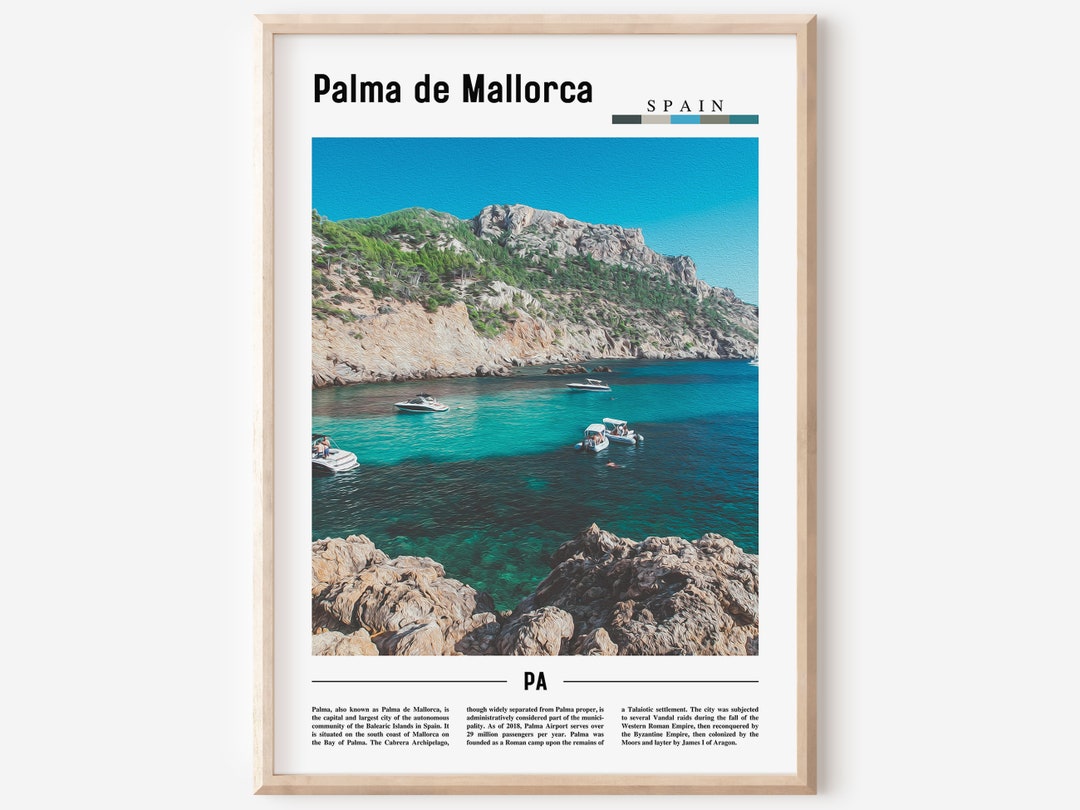 Palma De Mallorca Poster, Palma De Mallorca Print, Palma De Mallorca ...
