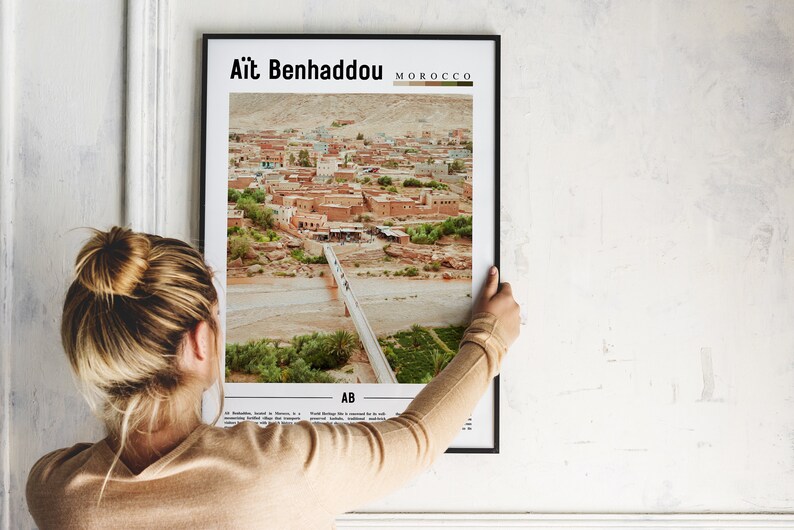Aït Benhaddou Poster Aït Benhaddou Print Aït Benhaddou Wall - Etsy
