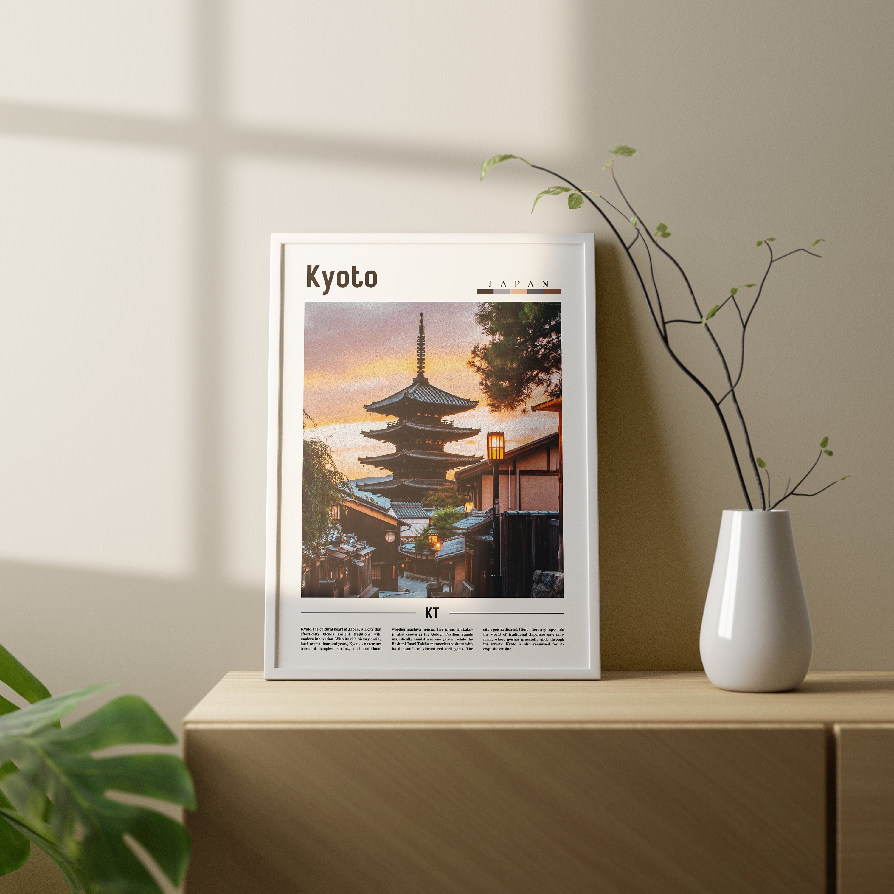 Kyoto Poster, Kyoto Print, Kyoto Wall Art, Asia Print, Asia Poster ...