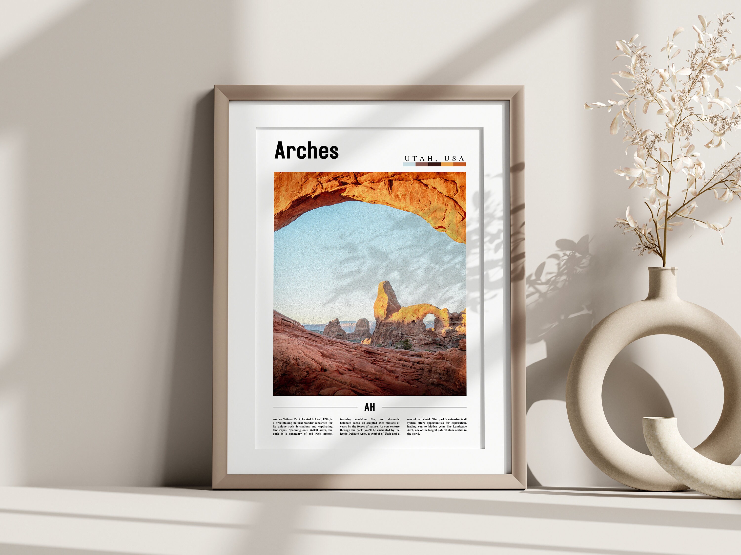 Arches Poster, Arches Print, Arches Wall Art, United States Photo ...