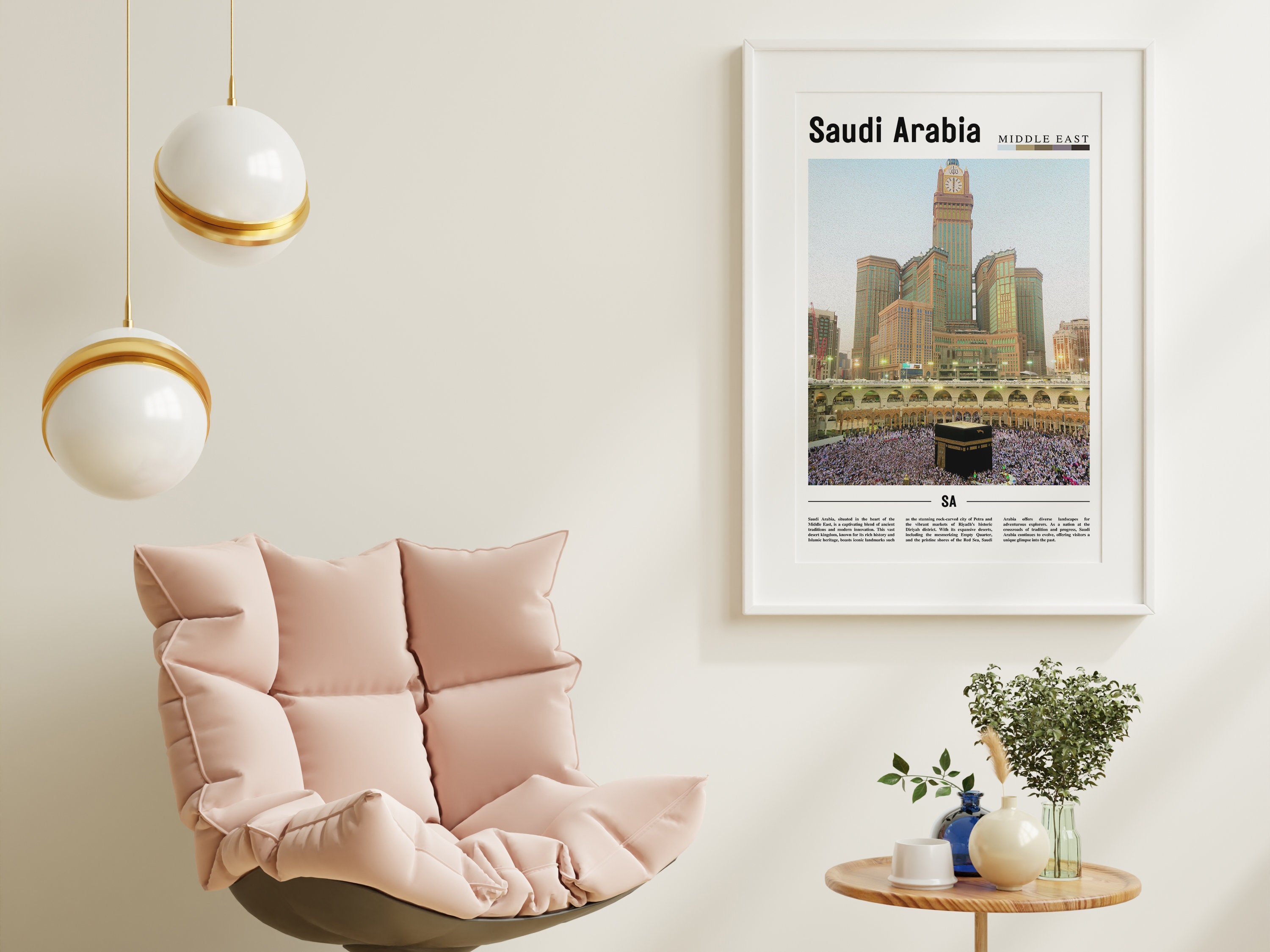 Saudi Arabia Poster, Saudi Arabia Print, Saudi Arabia Wall Art, Minimal ...