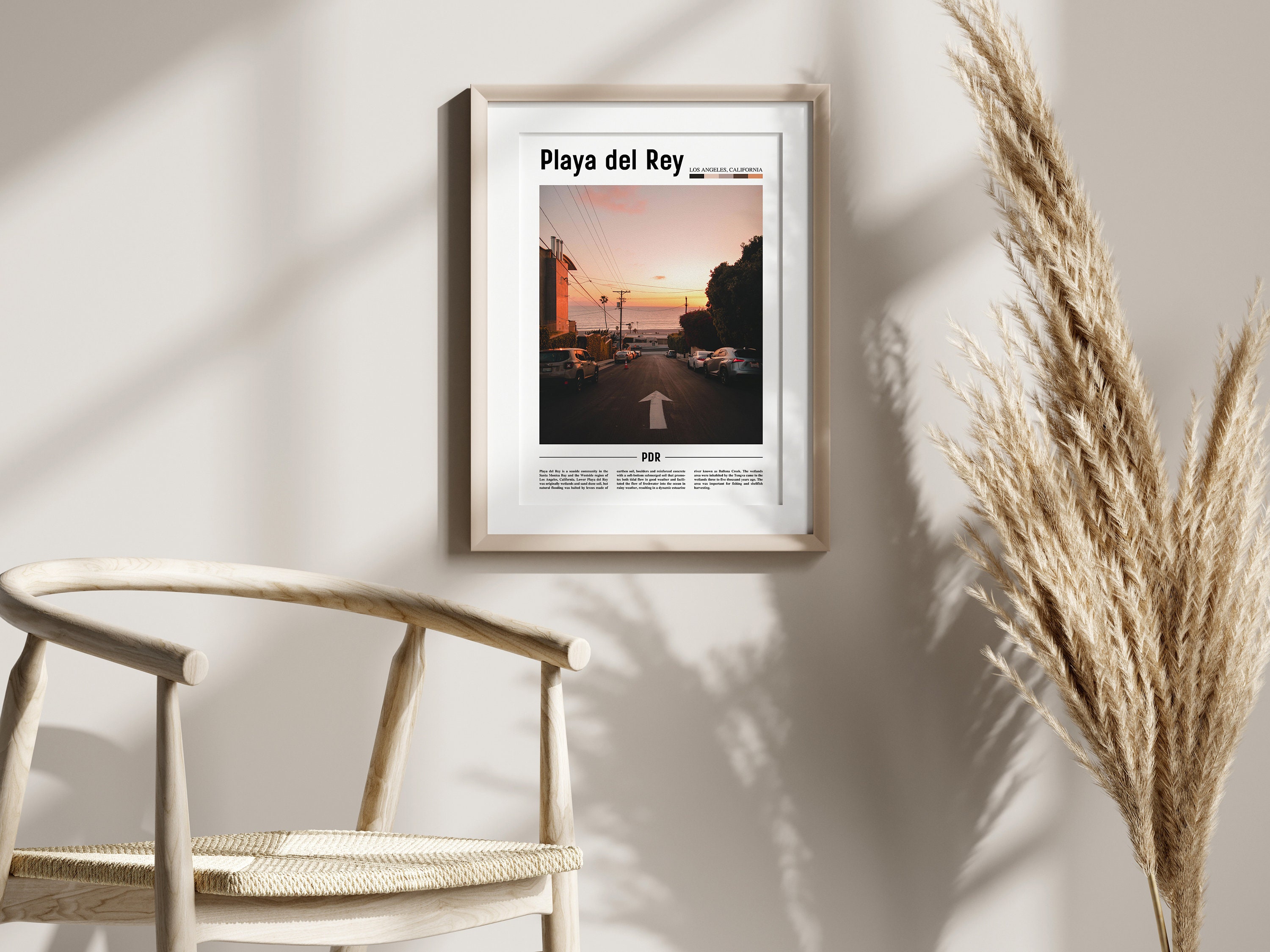 Playa Del Rey Print, Playa Del Rey Poster, Playa Del Rey Wall Art ...