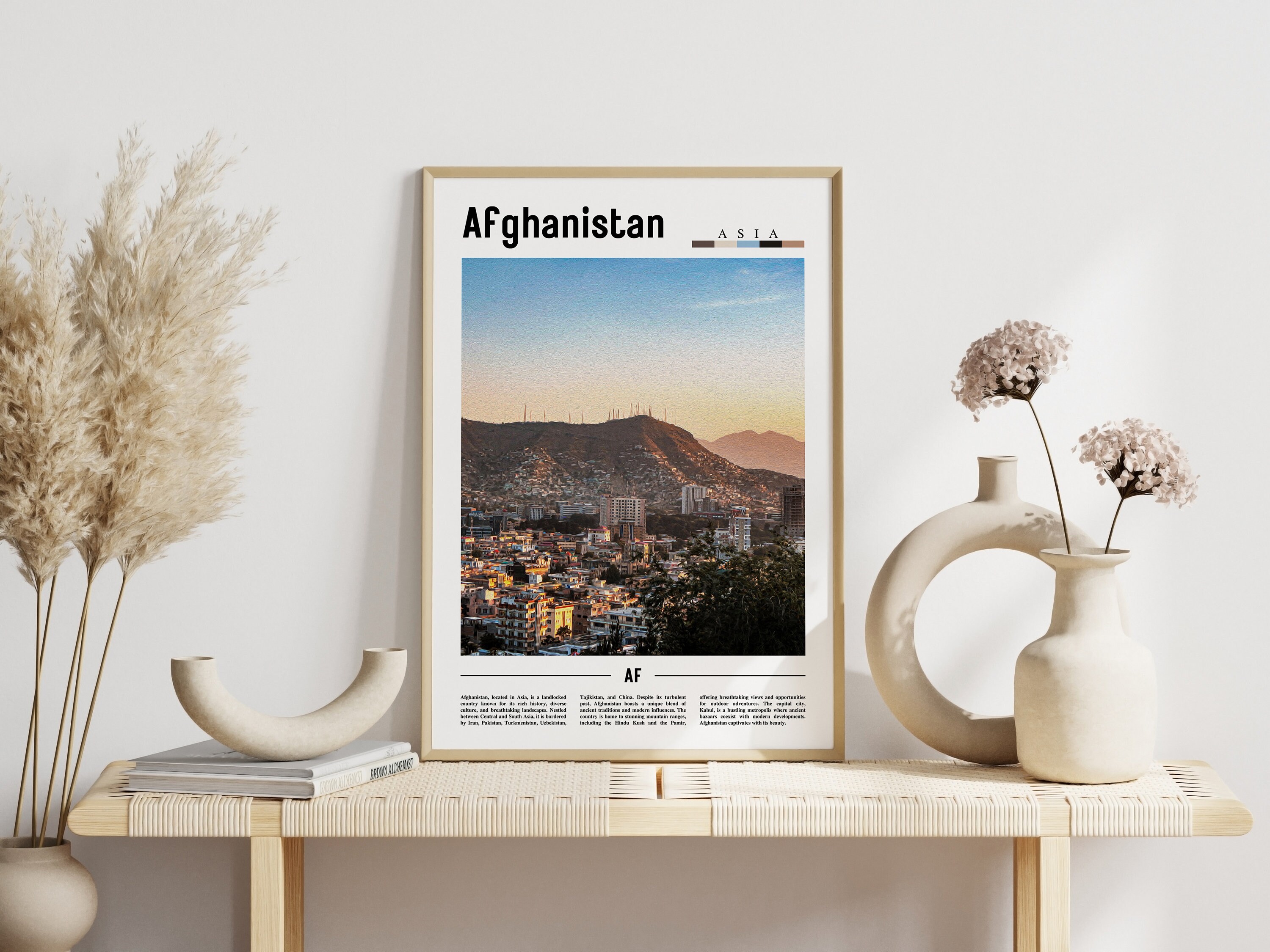Afghanistan Poster, Afghanistan Print, Afghanistan Wall Art, Asia Print ...