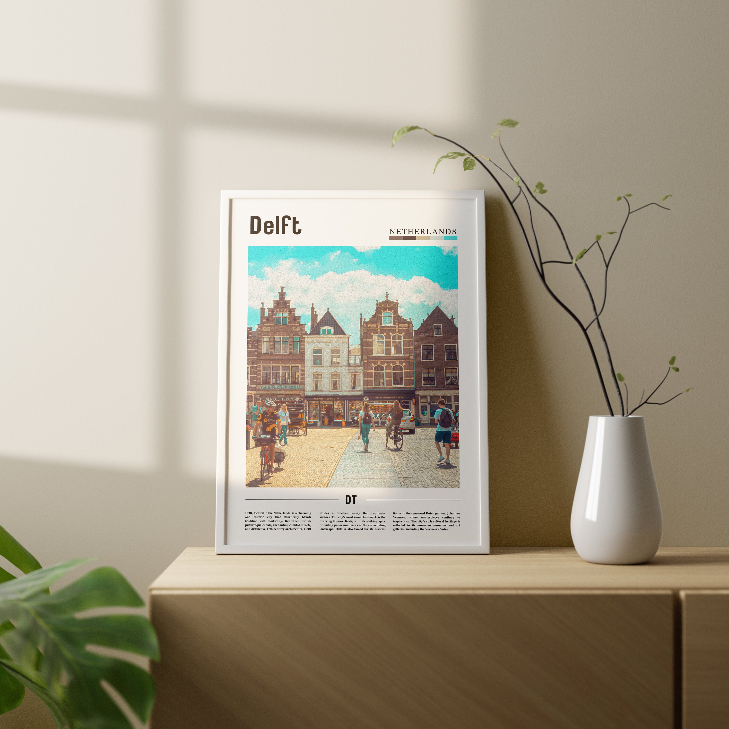 Delft Poster, Delft Print, Delft Wall Art, Europe Photo, Europe Poster ...