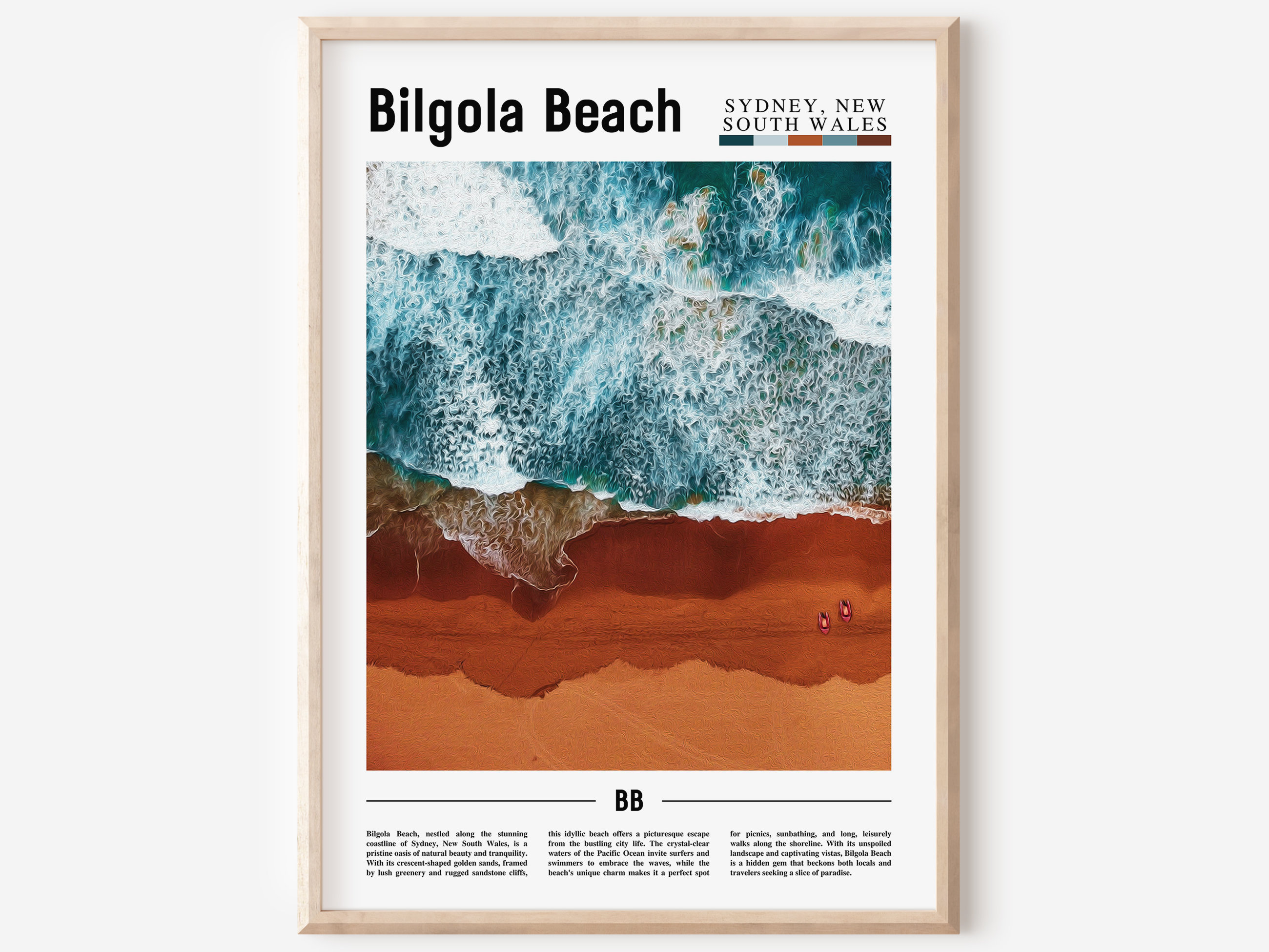 Bilgola Beach Poster, Bilgola Beach Print, Bilgola Beach Wall Art ...