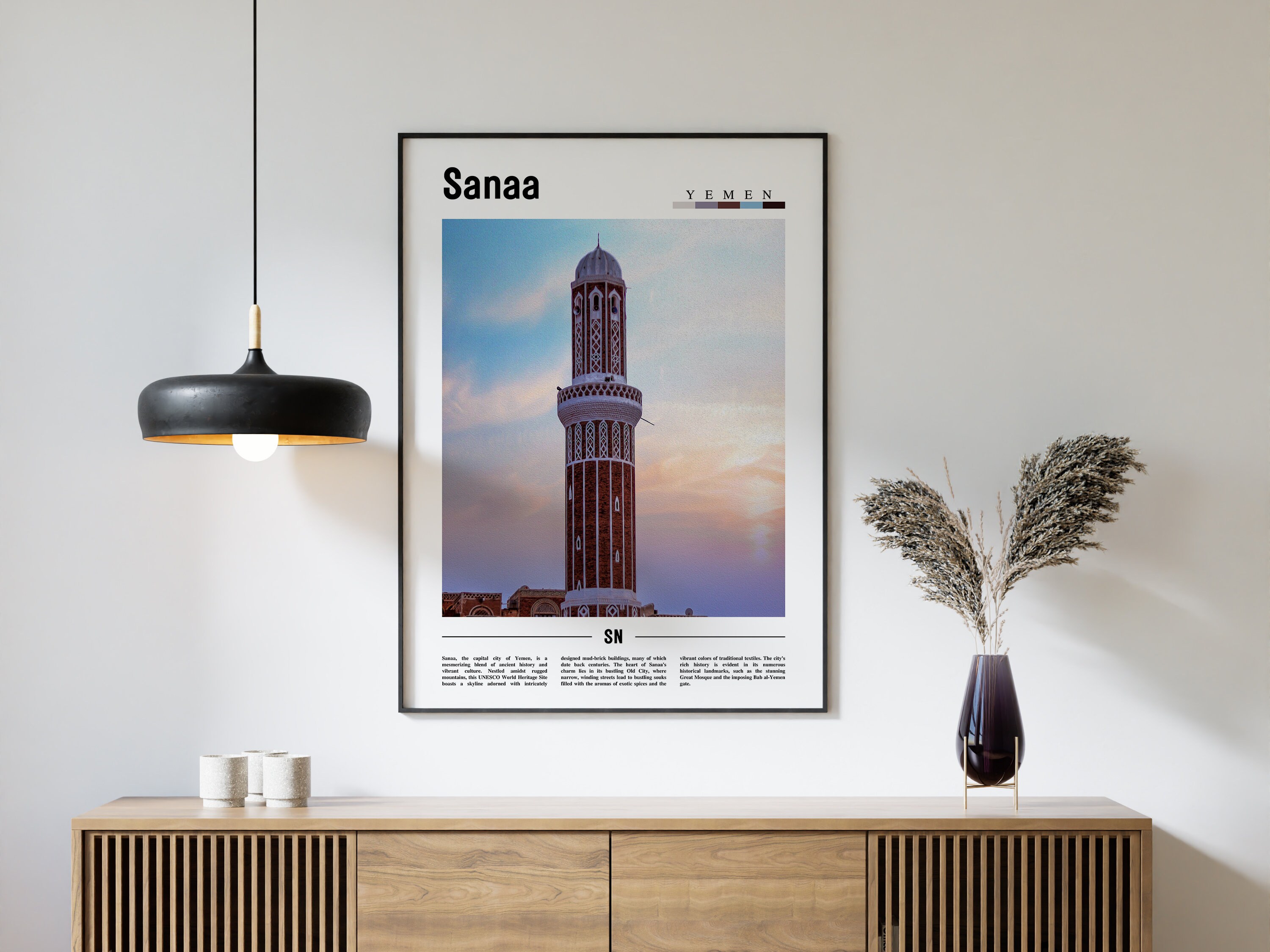 Sanaa Poster Sanaa Print Sanaa Wall Art Minimal Travel - Etsy